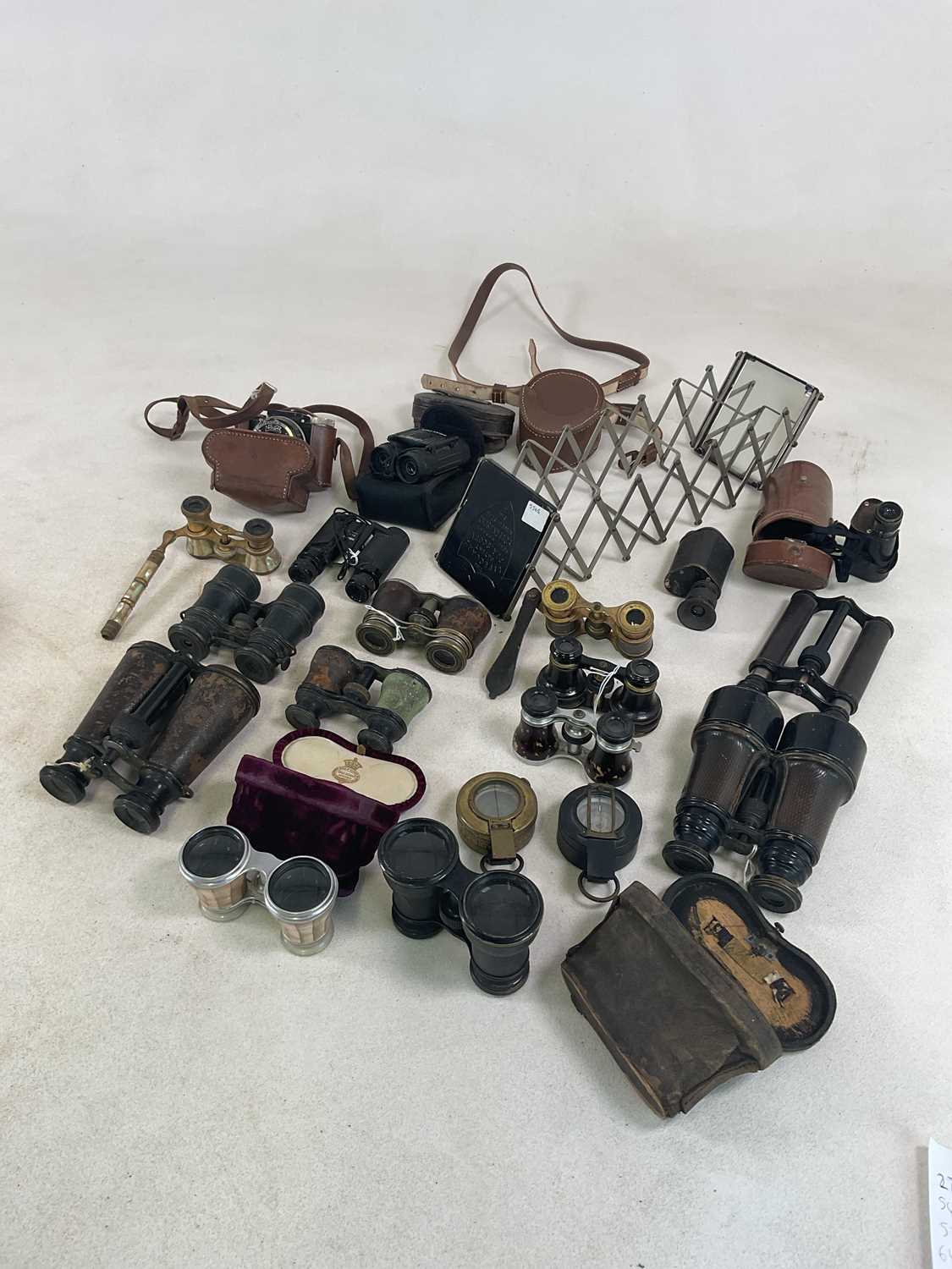 Lot 1103 - A collection of opera glasses, field