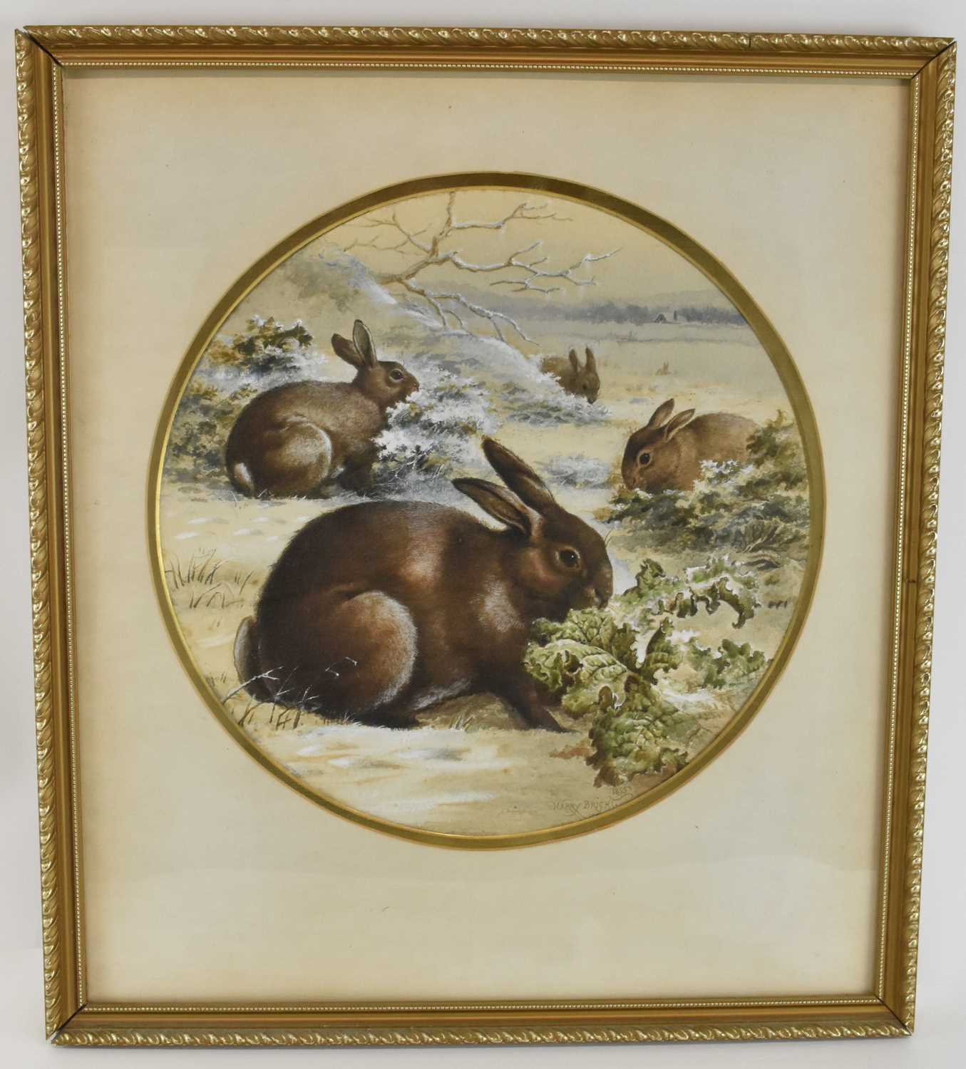 Lot 222 - HARRY BRIGHT (1846-1895); a circular