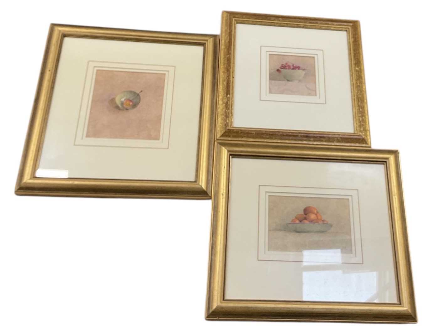 Lot 225 - SUE READ; three watercolours, still lifes of