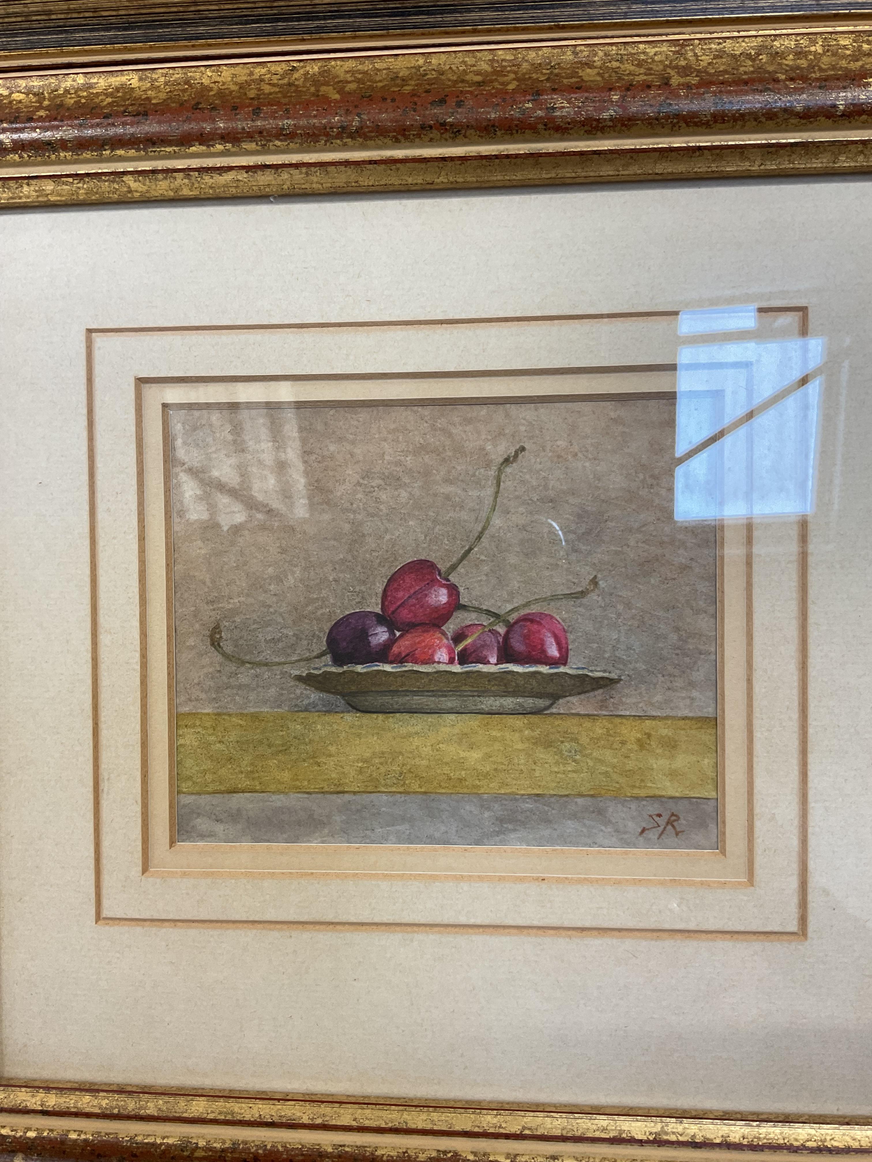 Lot 226 - SUE READ; three watercolours, still lifes of
