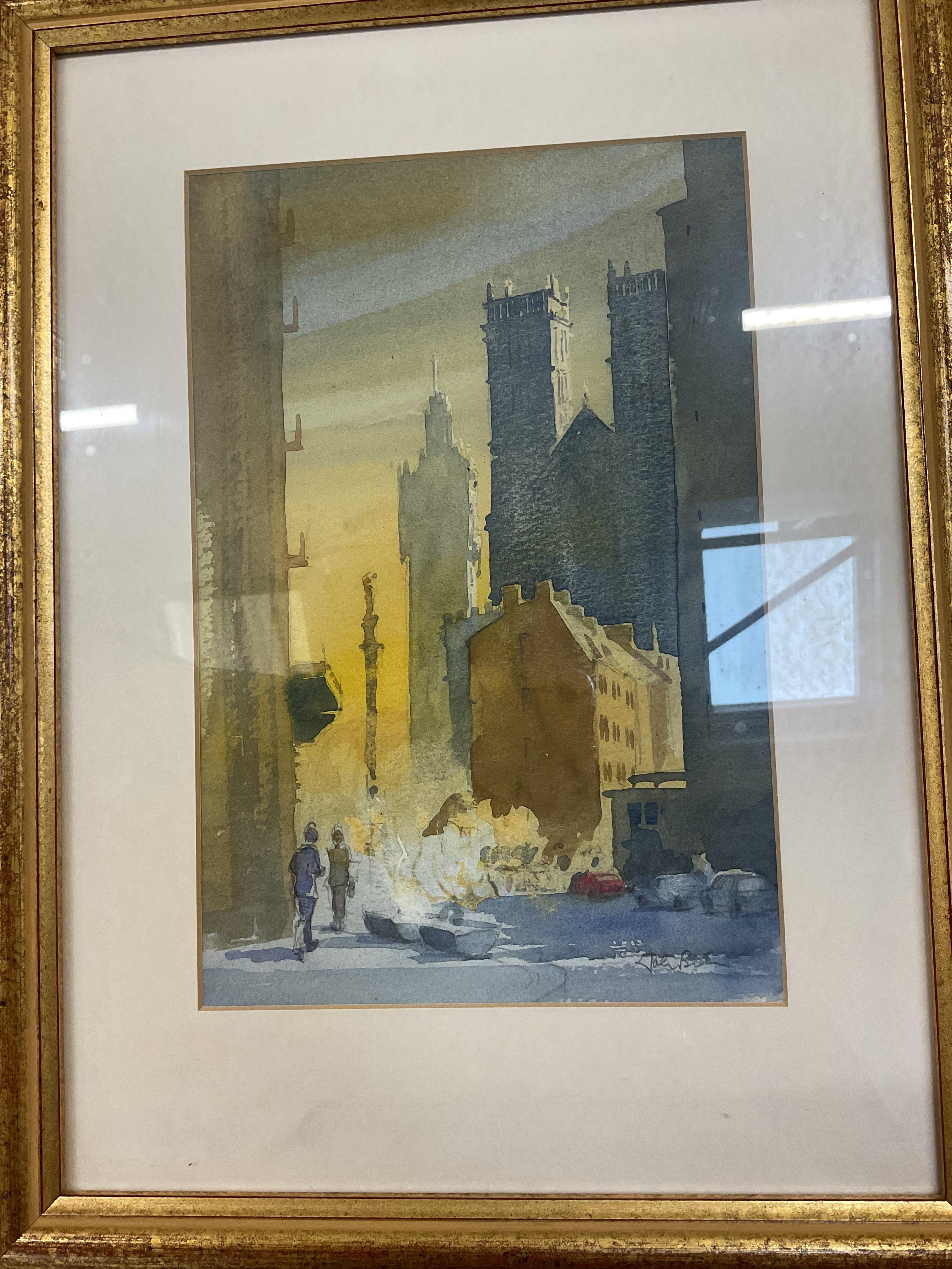 Lot 208 - JOHN BASTIN (1929-2018); watercolour,