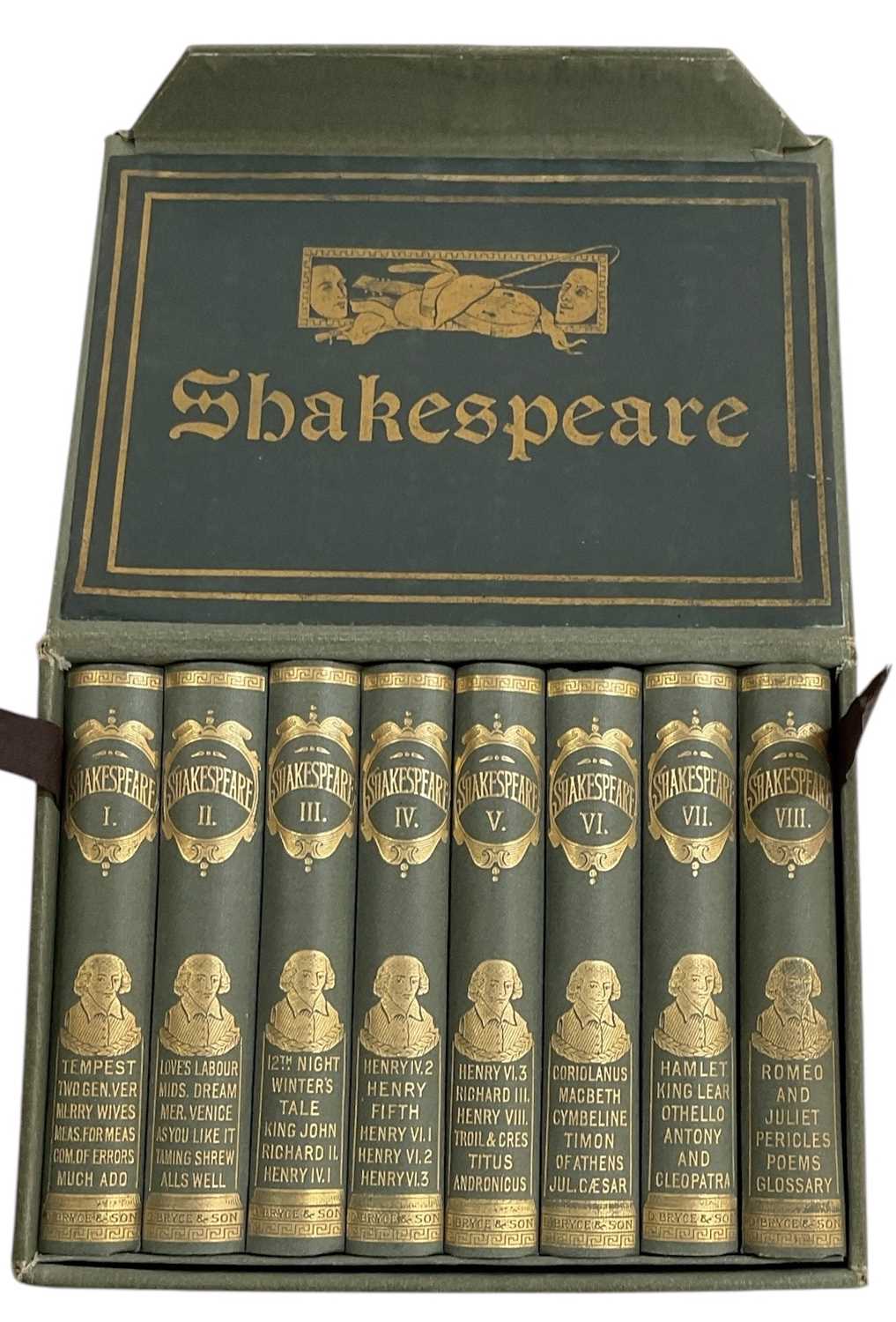 Lot 400 - DAVID BRYCE & SON; a cased eight volume set