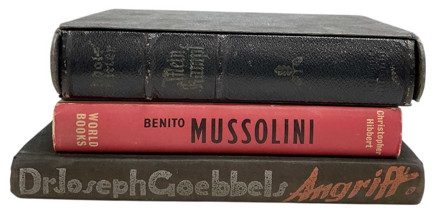 Lot 396 - A 1940 copy of 'Mein Kampf' by Adolf Hitler,