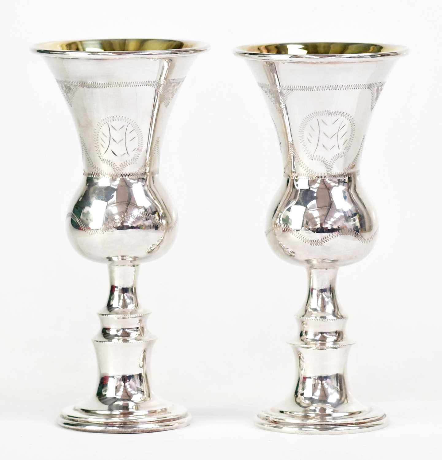 Lot 828 - HUGH CRAWSHAW; a pair of Elizabeth II