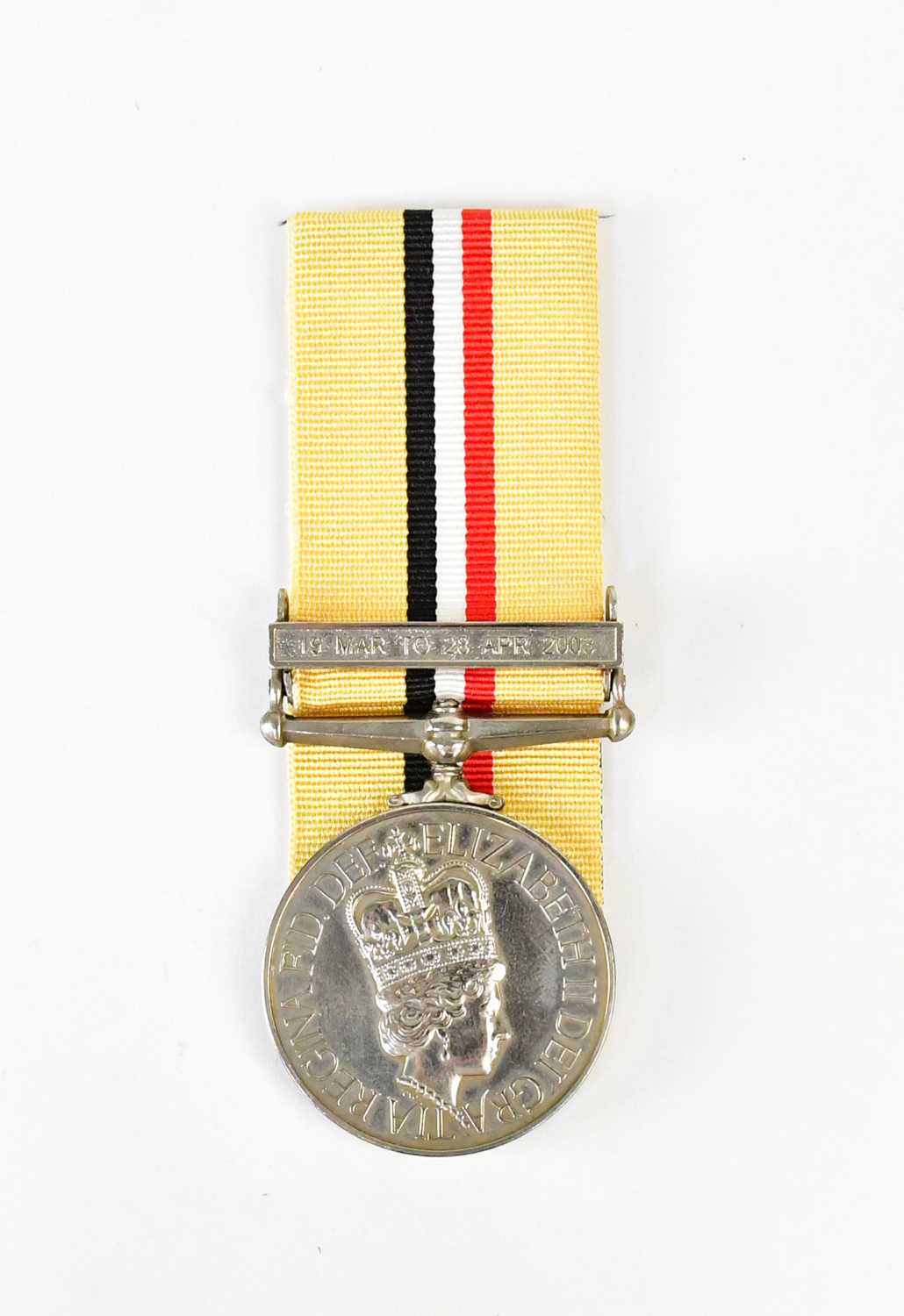 Lot 457 - An Elizabeth II Iraq Medal, with single bar,