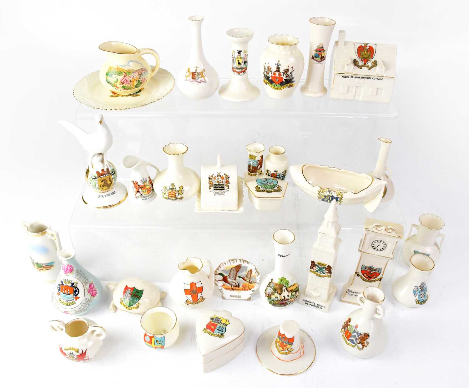 Lot 406 - A large quantity of crested ware to include