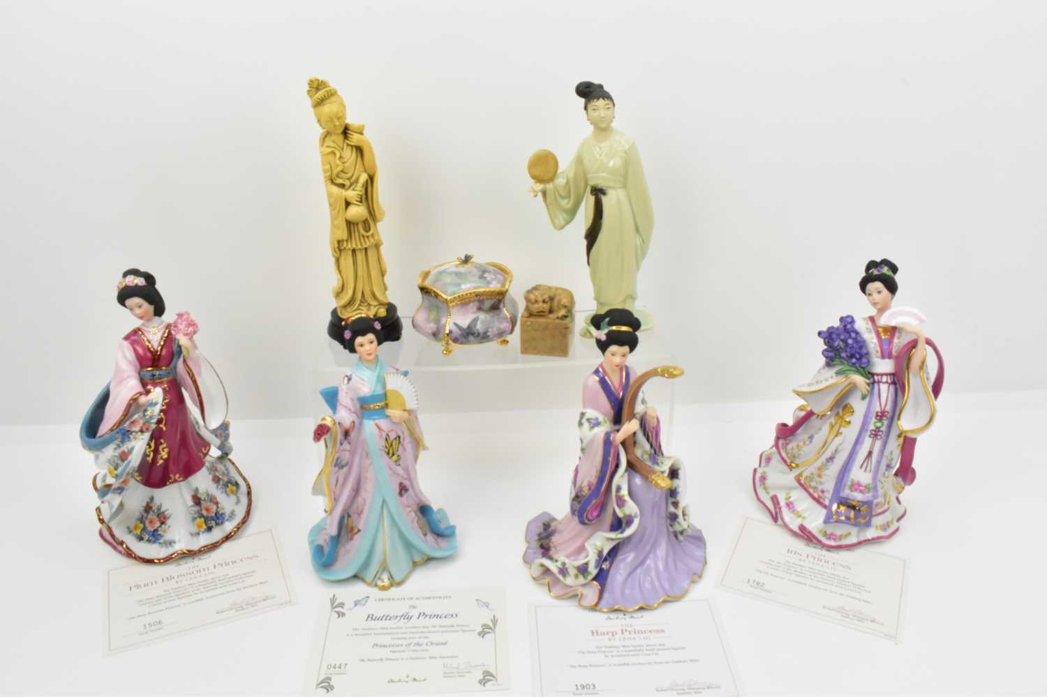 Lot 177 - DANBURY MINT; four figures, three from the