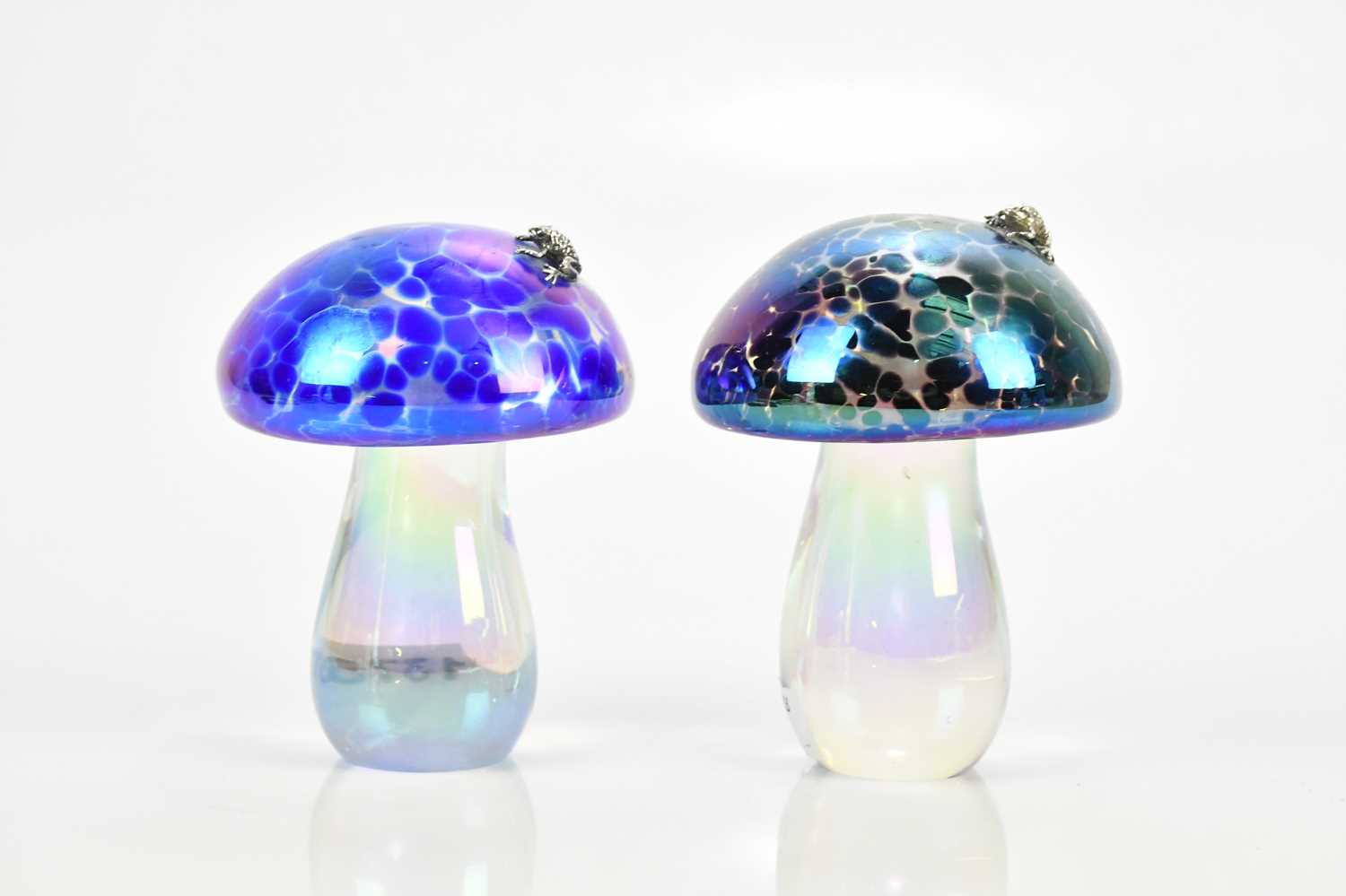 Lot 233 - JOHN DITCHFIELD FOR GLASFORM; two iridescent
