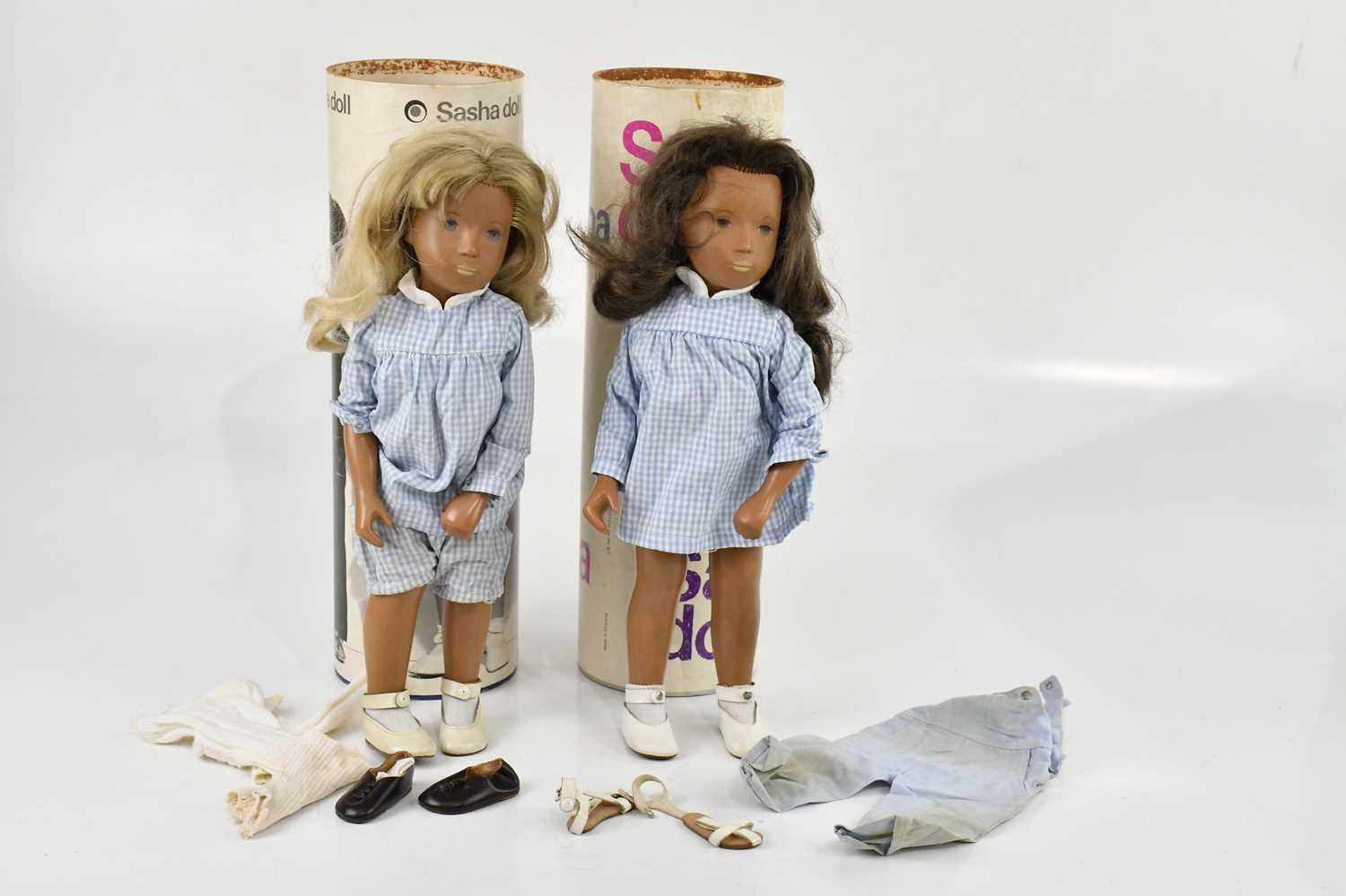 Lot 2100 - SASHA DOLLS; two boxed Sasha Dolls, in