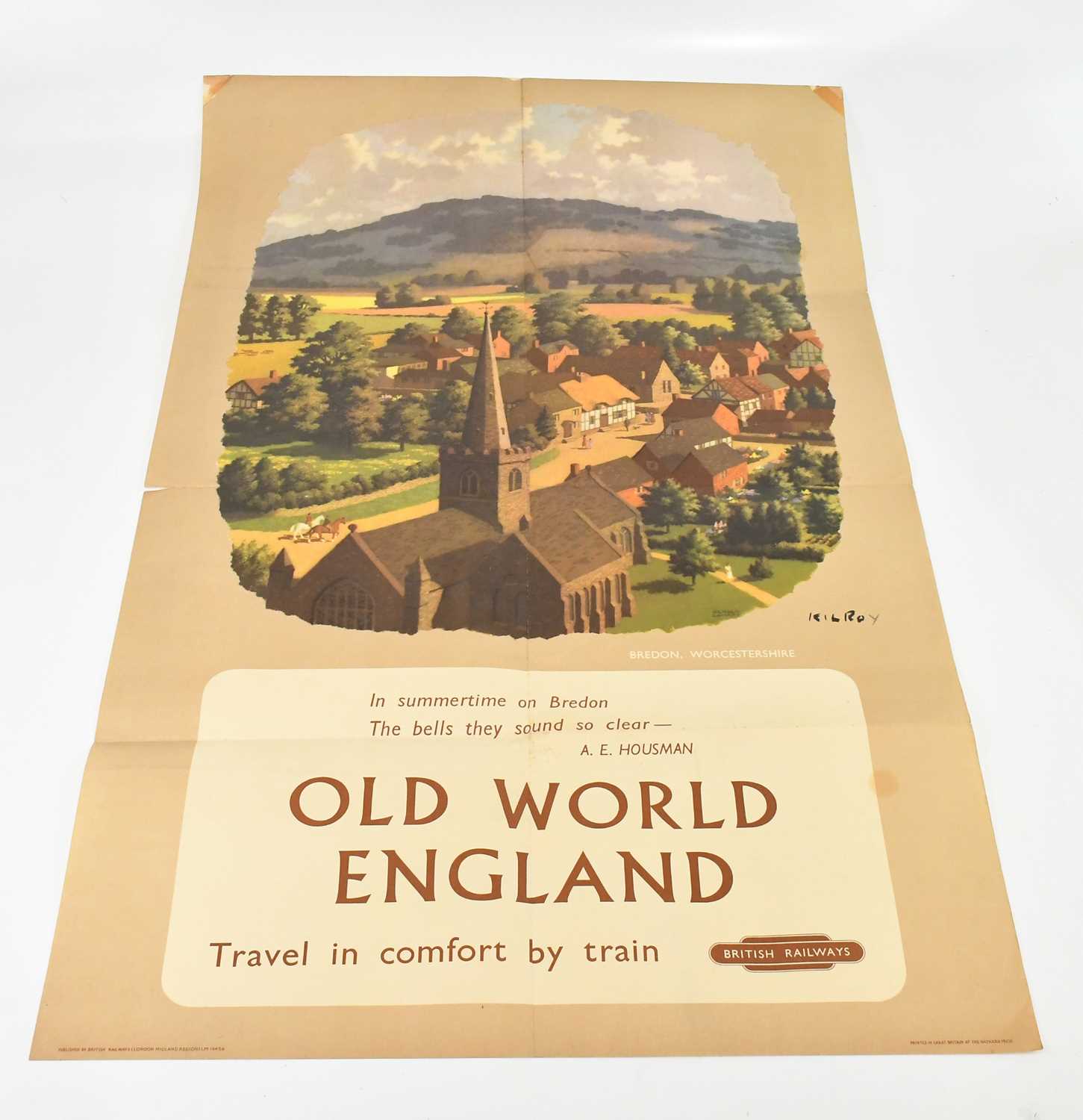 Lot 1645 - A British Railway advertising poster, 'Old
