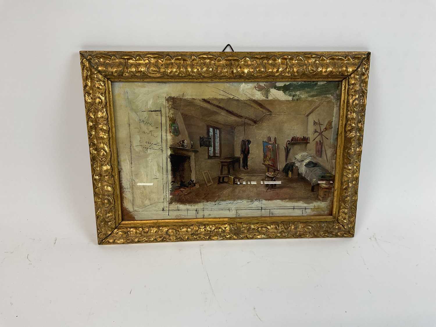 Lot 152 - ATTRIBUTED TO A RATTI; oil on board, death
