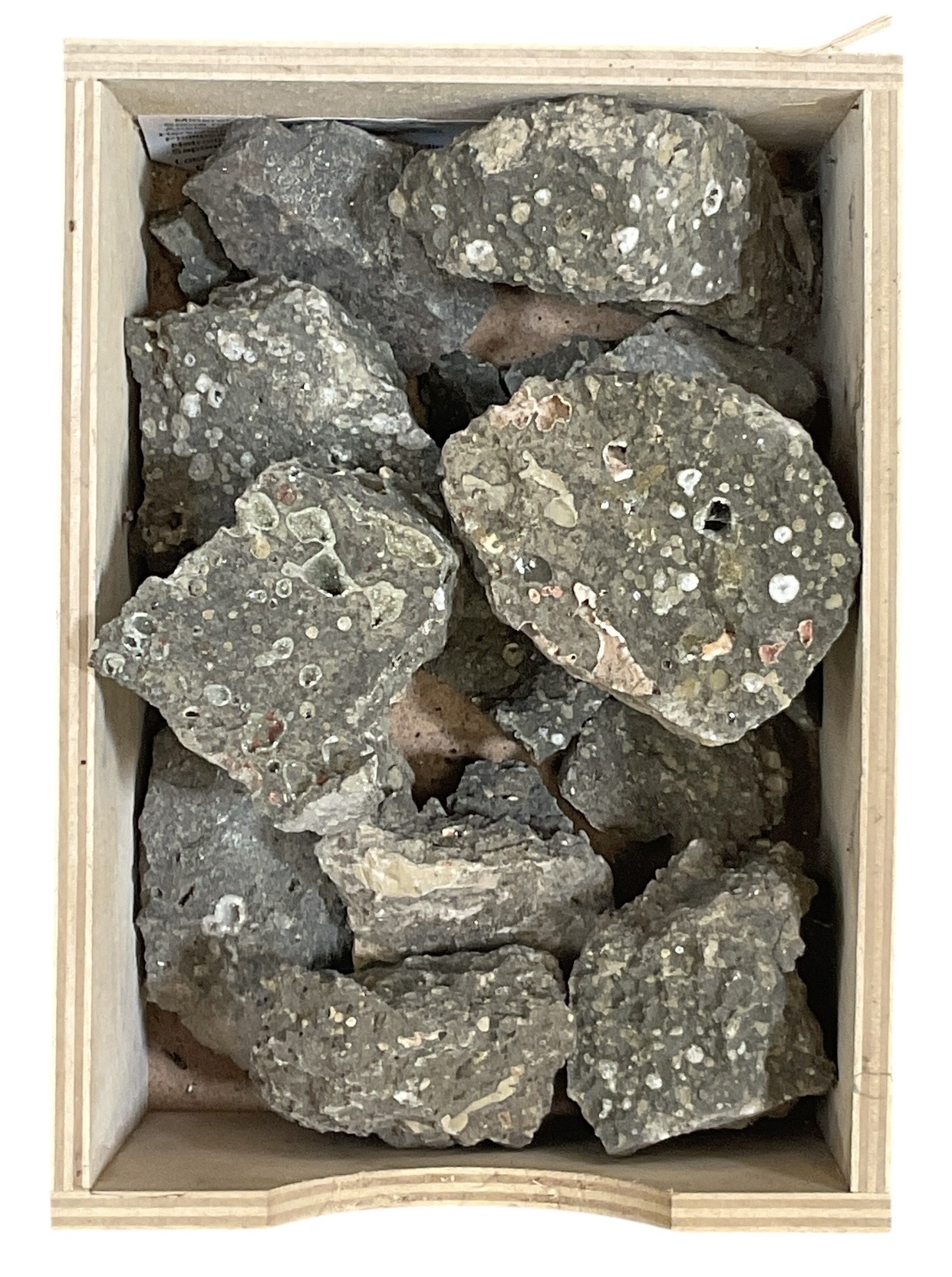 Lot 291 - GEOLOGY/MINERALOGY; five wooden trays