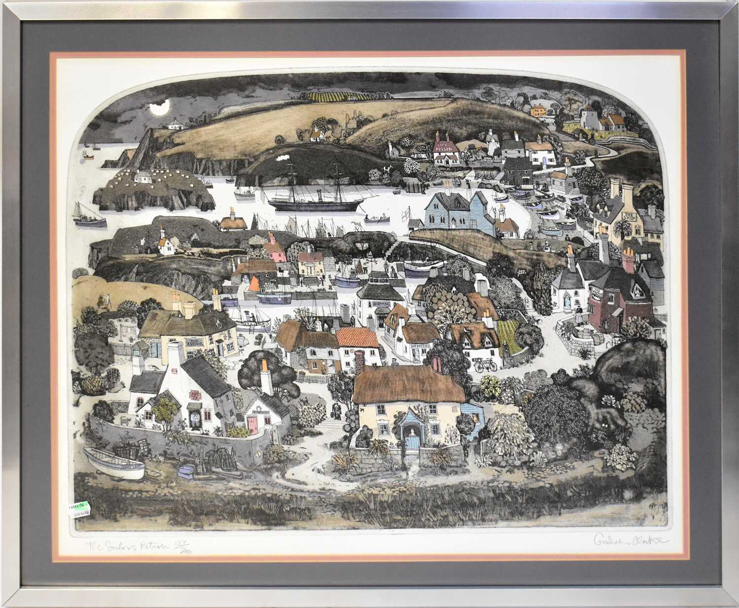 Lot 603 - GRAHAM CLARKE (born 1941); coloured etching