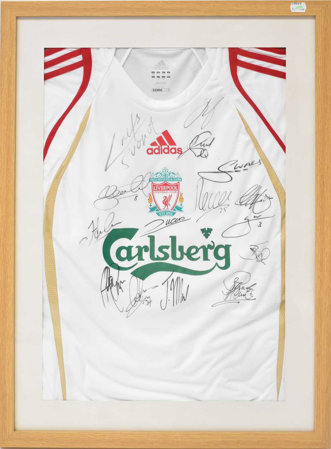 Lot 531 - LIVERPOOL FOOTBALL CLUB; a signed 2007-2008