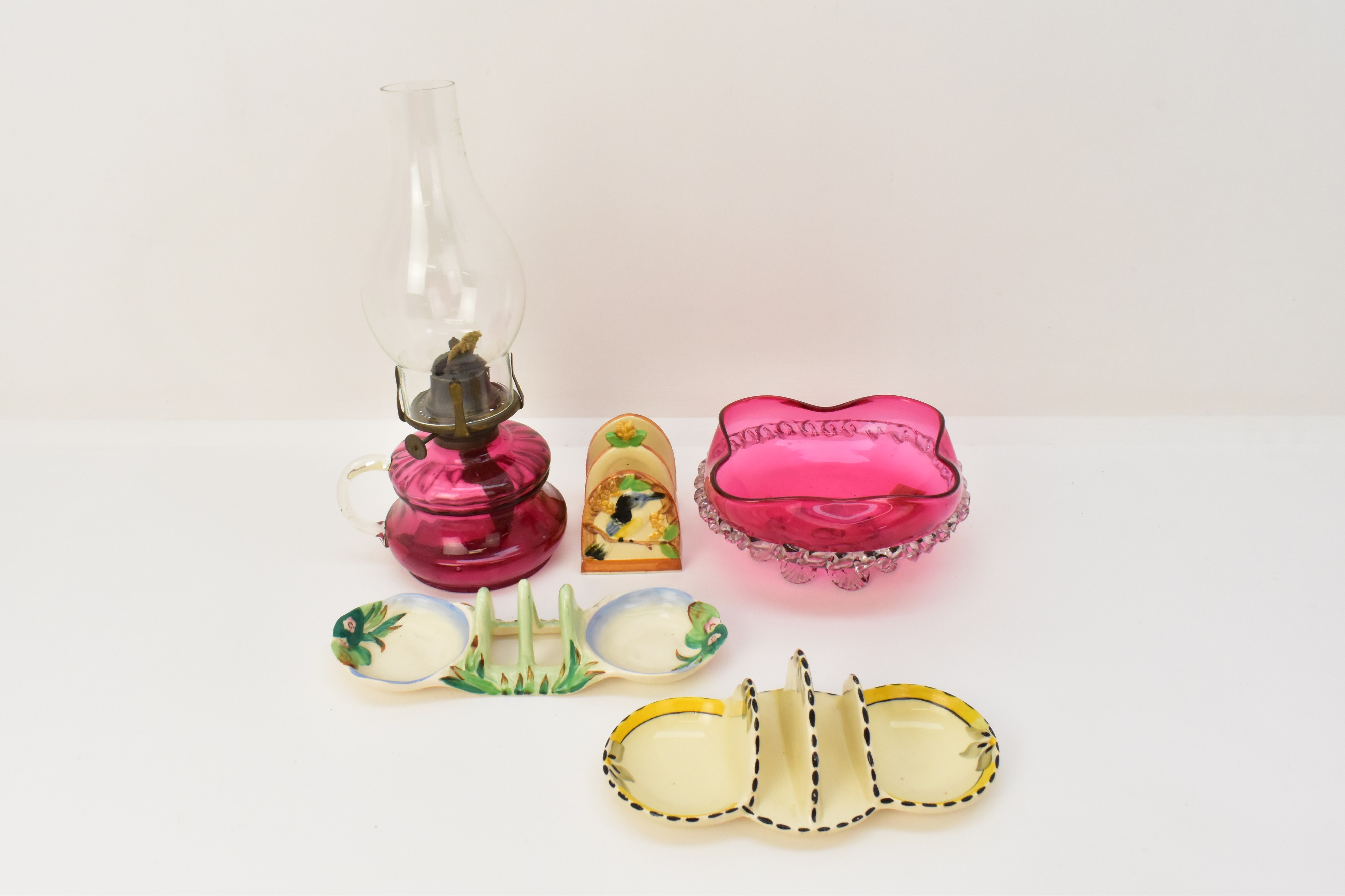 Lot 140 - CLARICE CLIFF, NEWPORT; a floral decorated