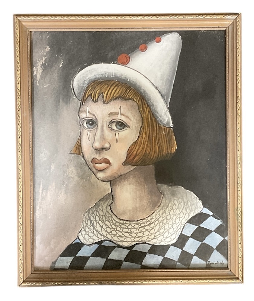 Lot 187 - RON WOOD (1922-2009); five assorted pictures