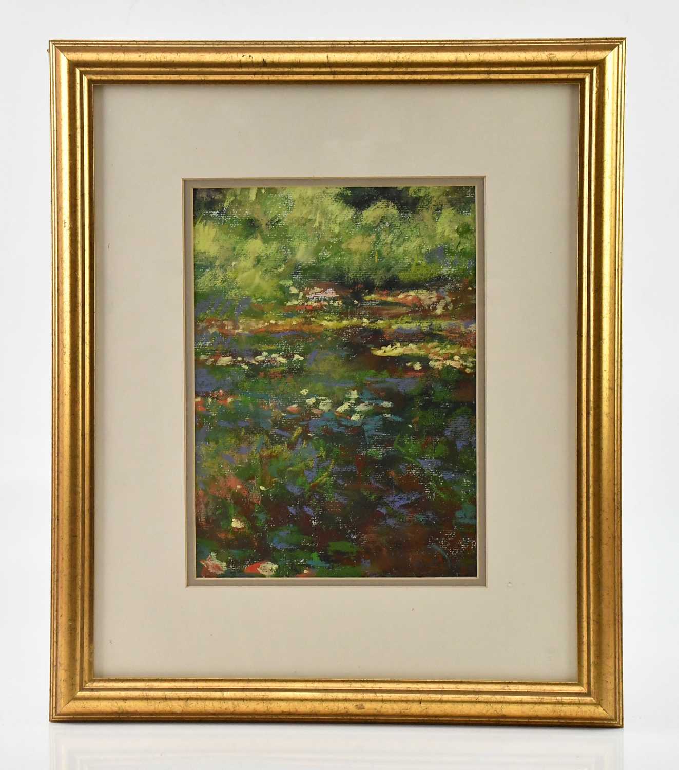 Lot 123 - MARC GRIMSHAW (born 1957); pastel, garden