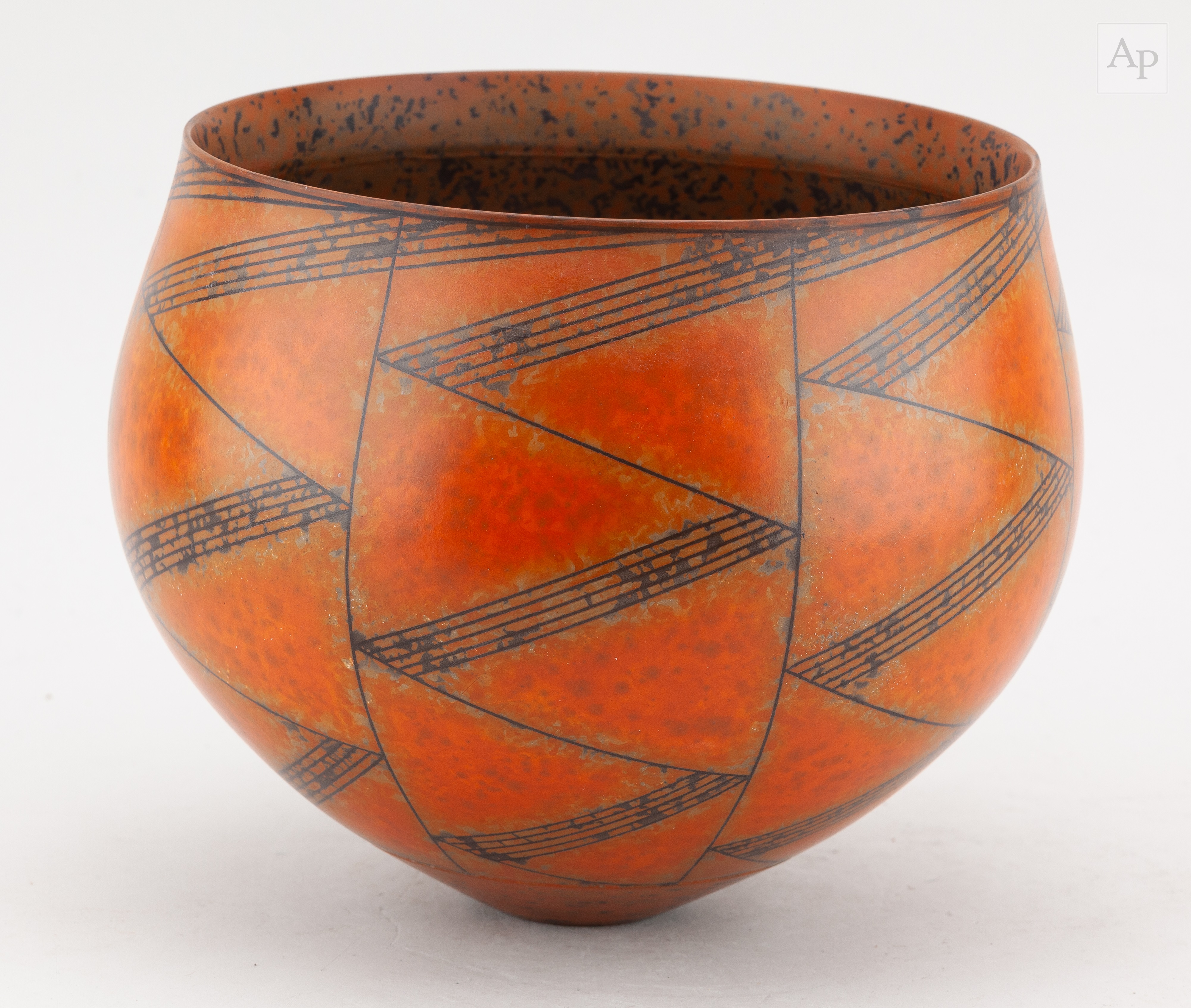 Lot 297 - DUNCAN ROSS (born 1943); a large smoke fired