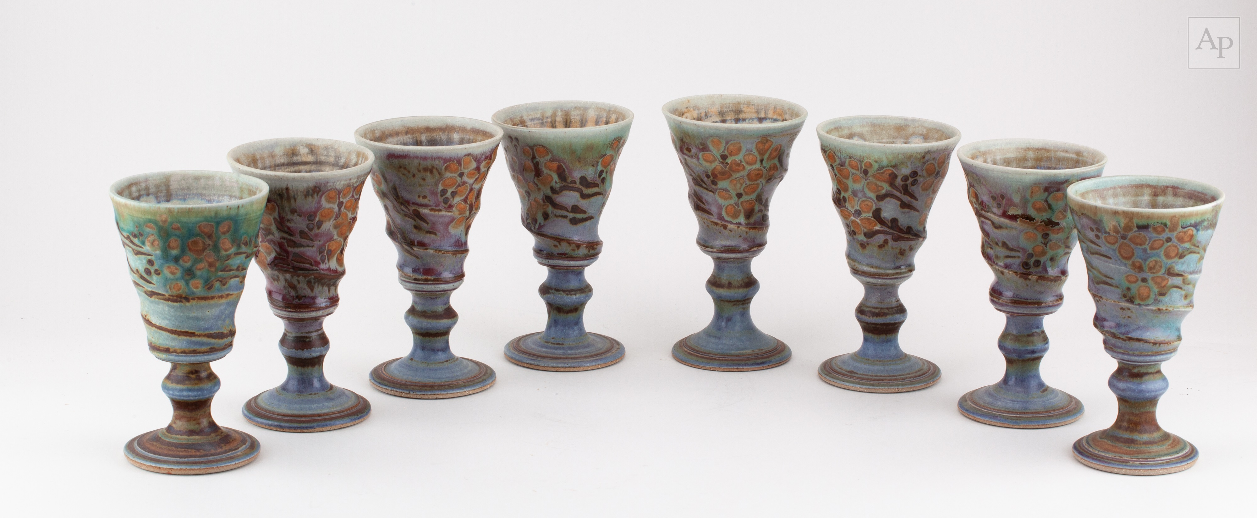 Lot 43 - JOHN CALVER (born 1947); a set of eight