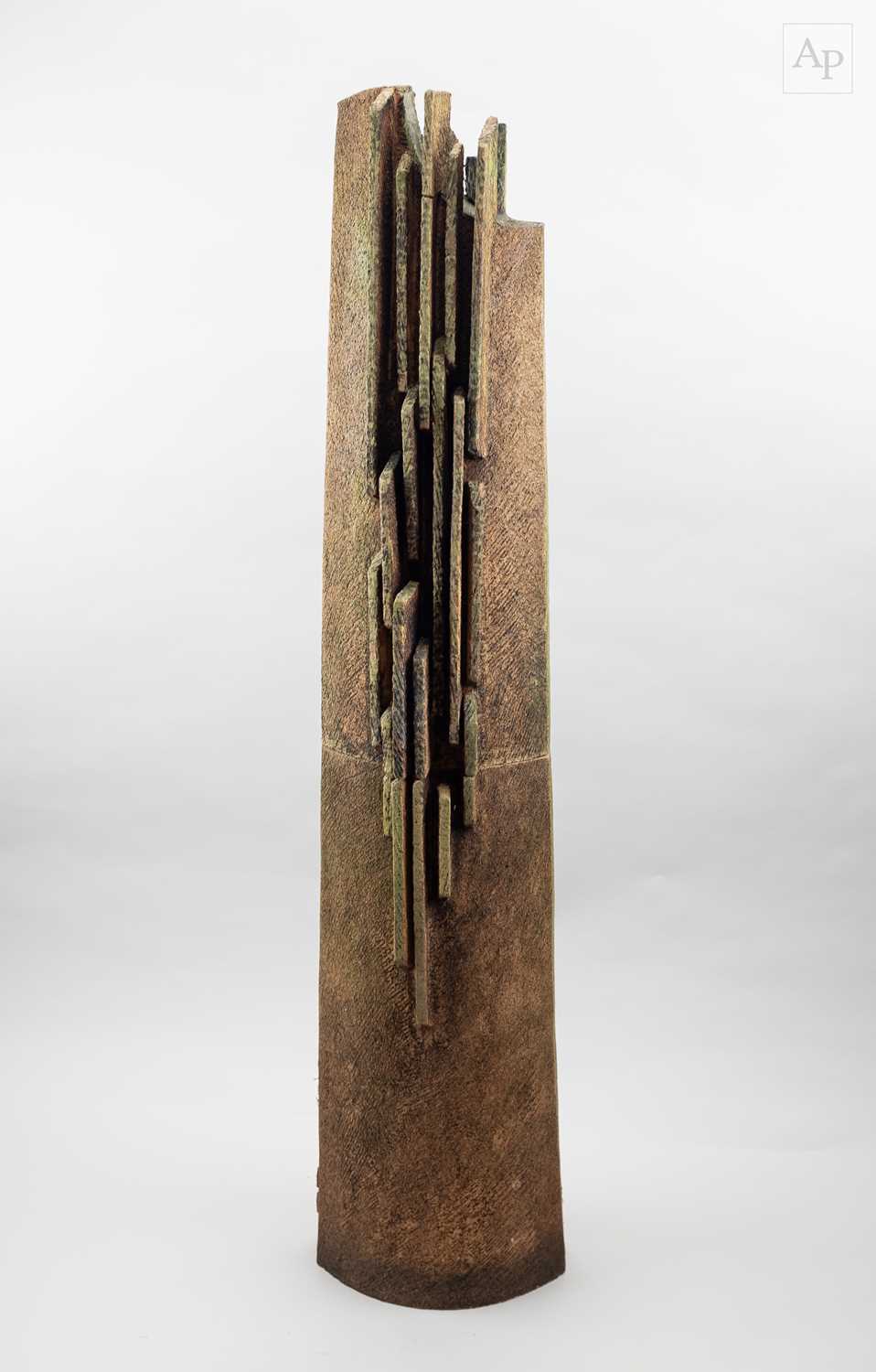 Lot 89 - NIGEL EDMONDSON (1941-2025); a tall stoneware