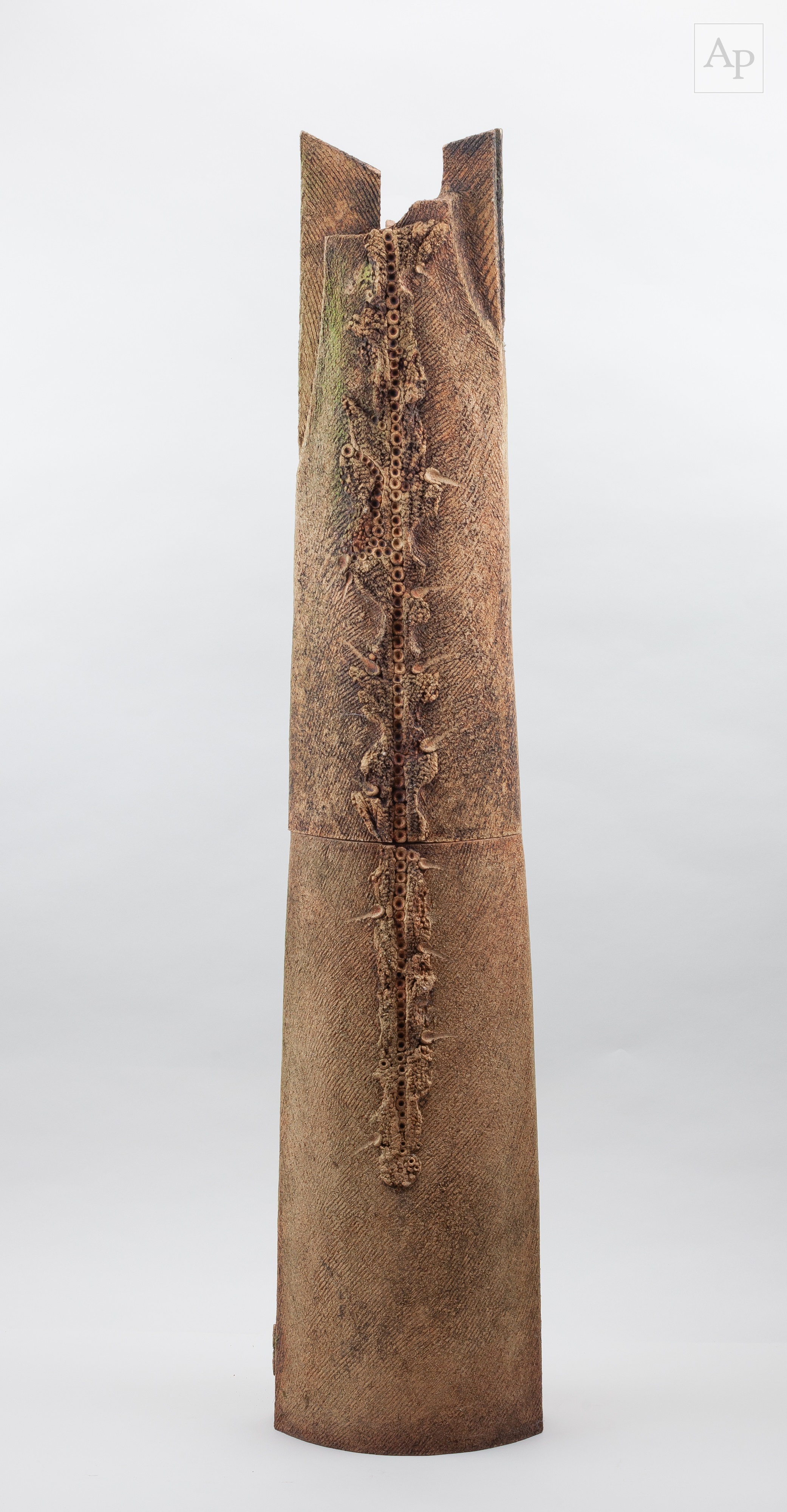Lot 90 - NIGEL EDMONDSON (1941-2025); a tall stoneware