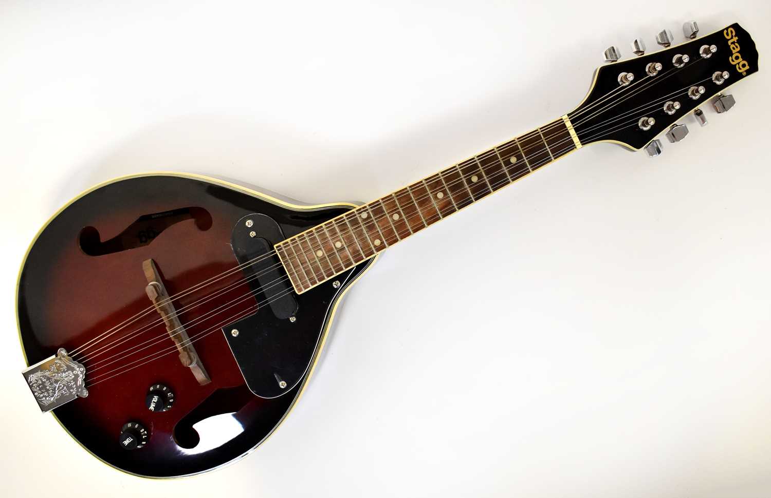 Lot 482 - STAGG; an eight-string semi-acoustic M50E
