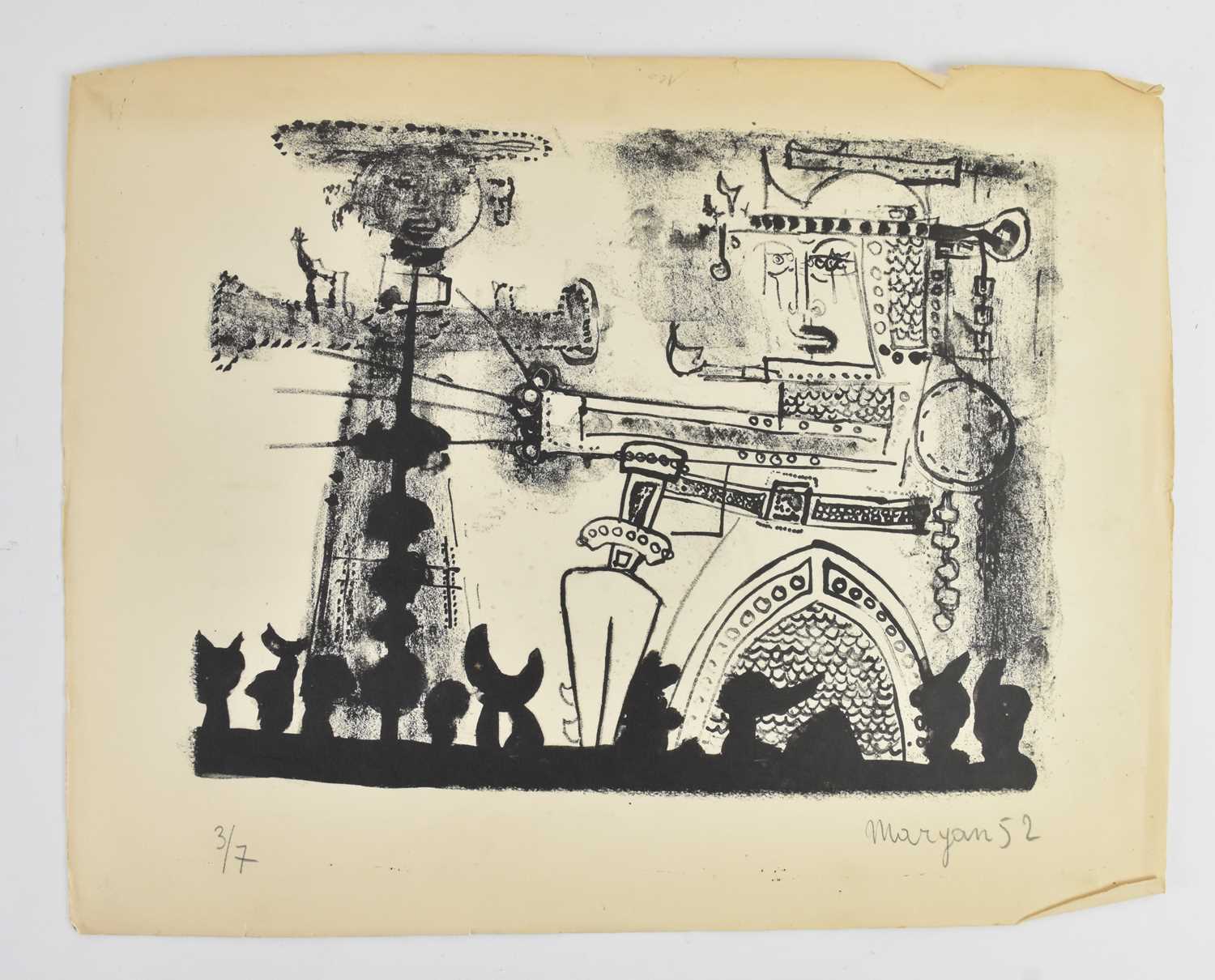 Lot 135 - PINCHAS BURSTEIN MARYAN (Polish, 1927-1977);