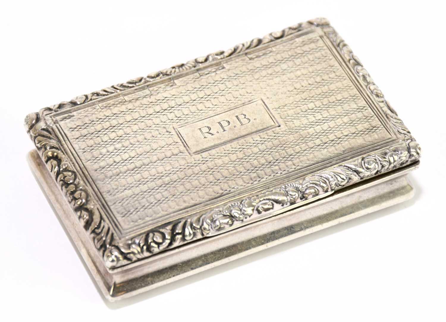 Lot 2312 - JOSEPH WILLMORE; a George IV hallmarked