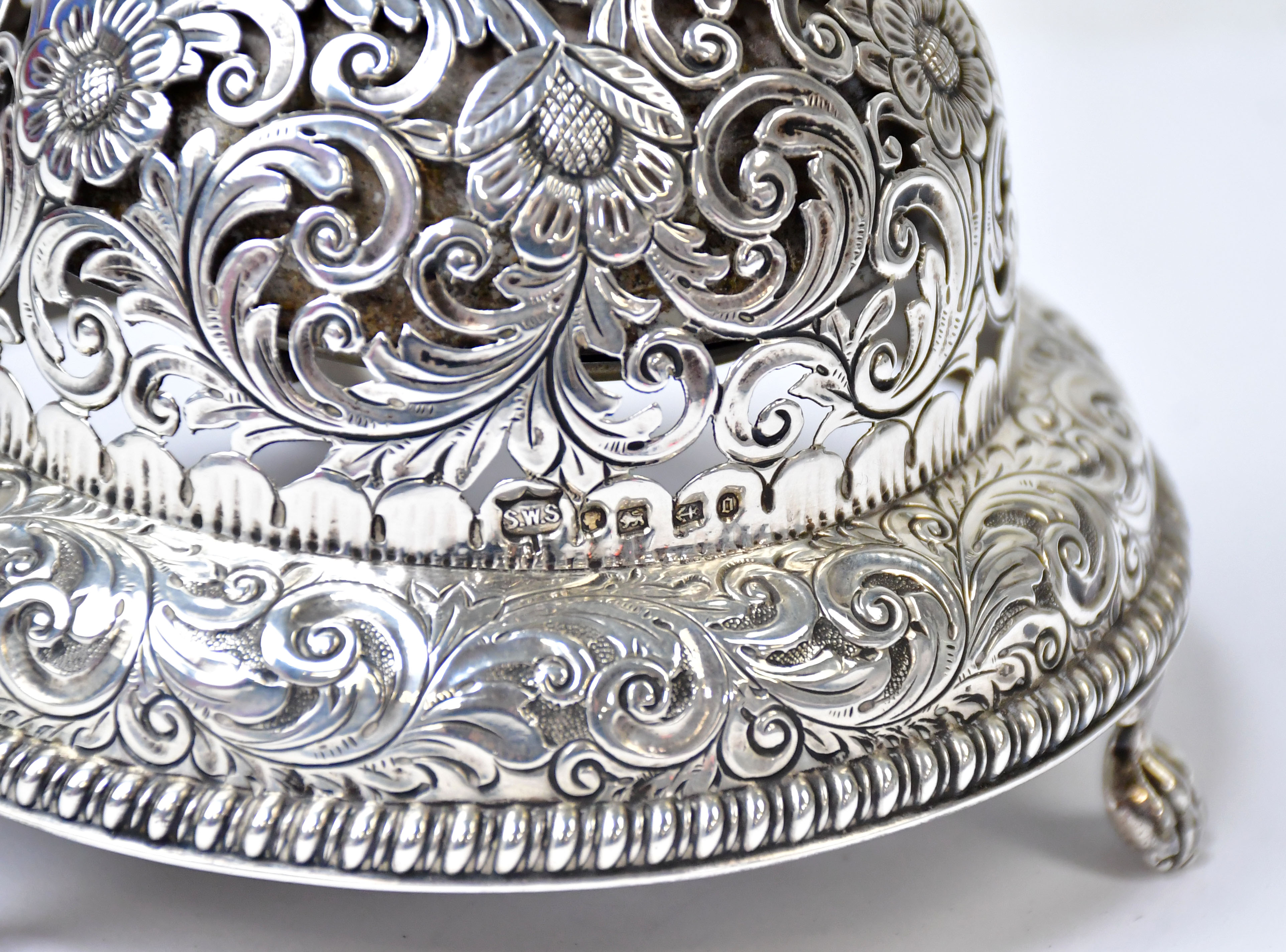 SAMUEL WALTON SMITH; a Victorian hallmarked silver