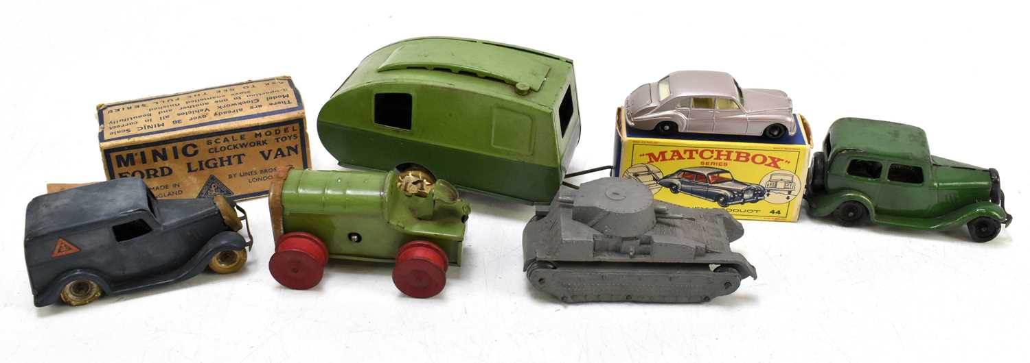 Lot 278 - TRI-ANG; a clockwork Minic vehicle and