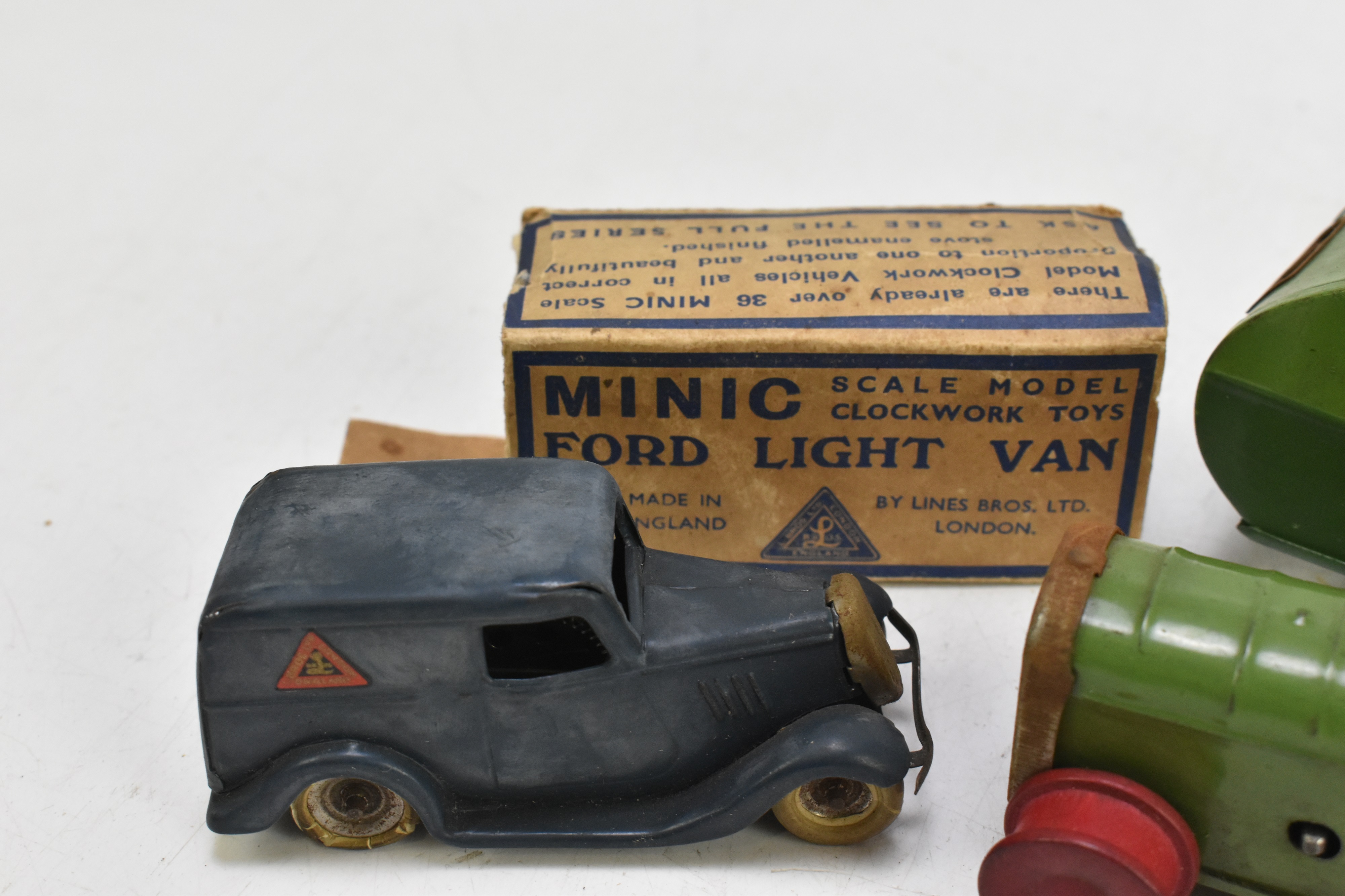 Lot 278 - TRI-ANG; a clockwork Minic vehicle and