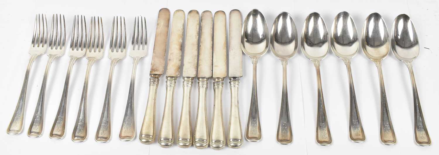 Lot 425 - SPAULDING & CO; a set of six sterling silver