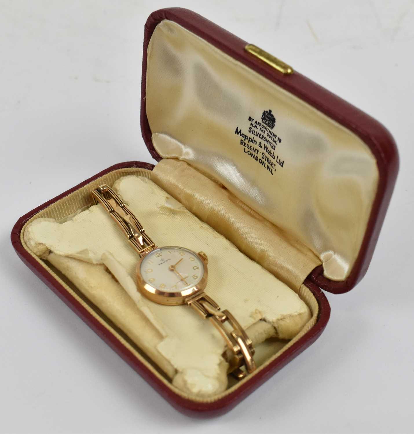Lot 610 - ZENITH; a 9ct yellow gold lady's wristwatch,