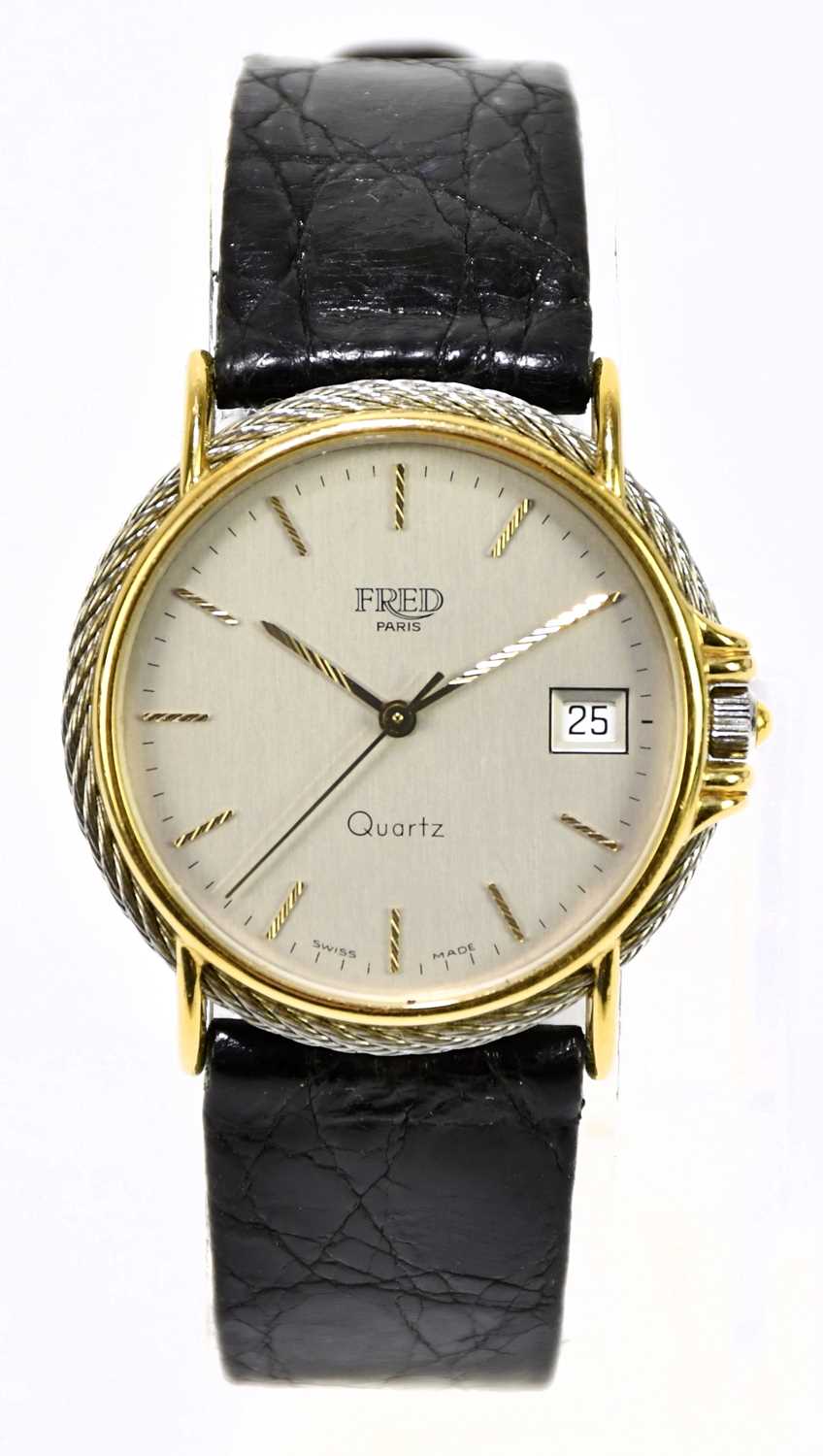 Lot 1739 - FRED OF PARIS; a gentleman's quartz