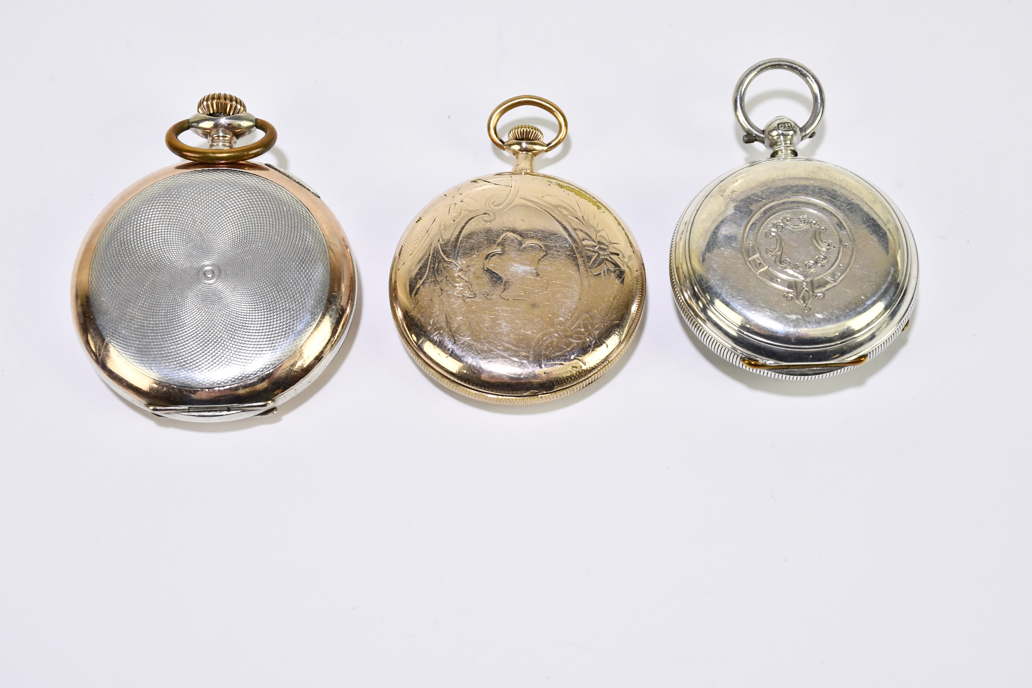 Lot 1793 - A .800 grade silver and yellow metal cased