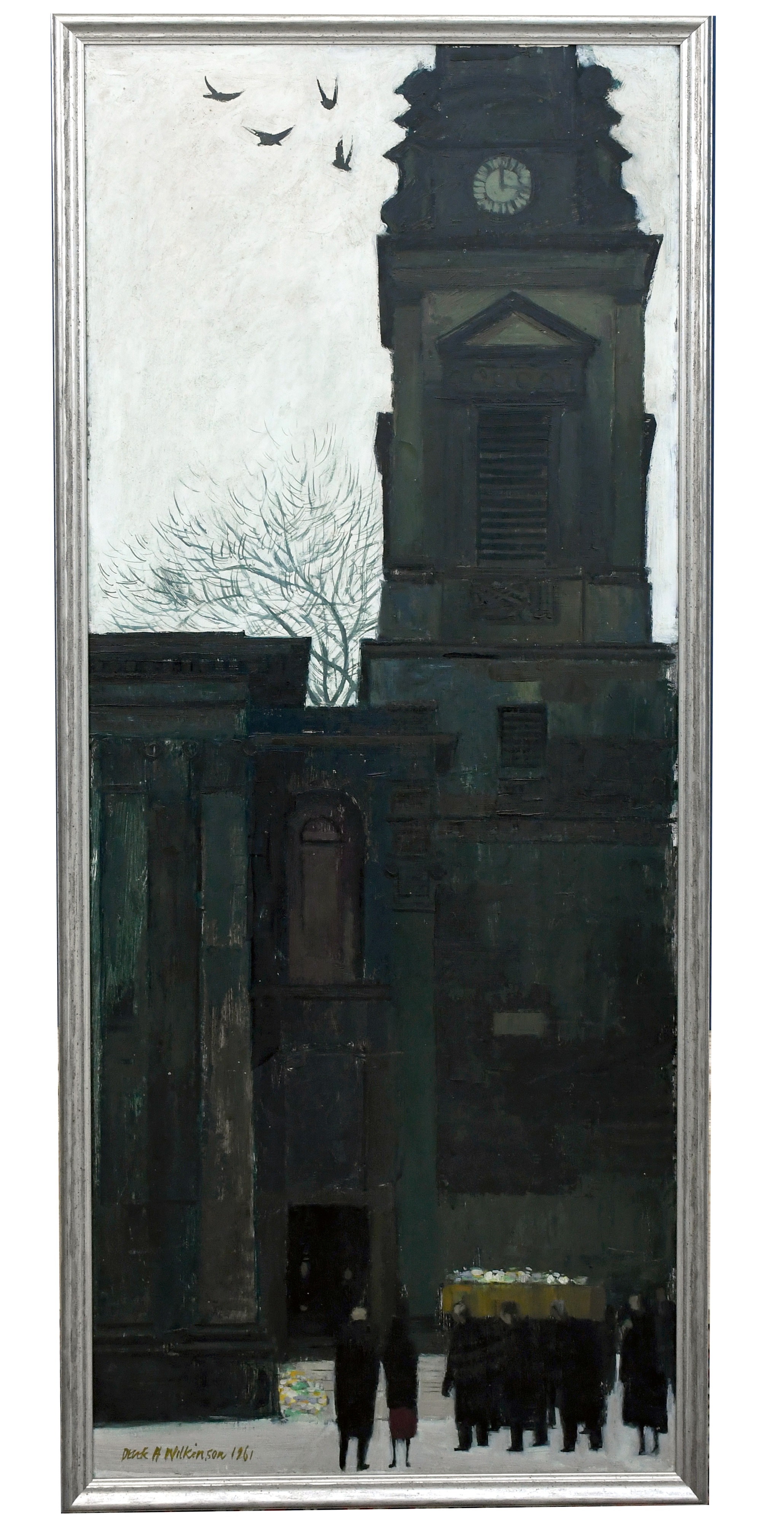 Lot 459 - DEREK WILKINSON (1929-2001); oil on board,