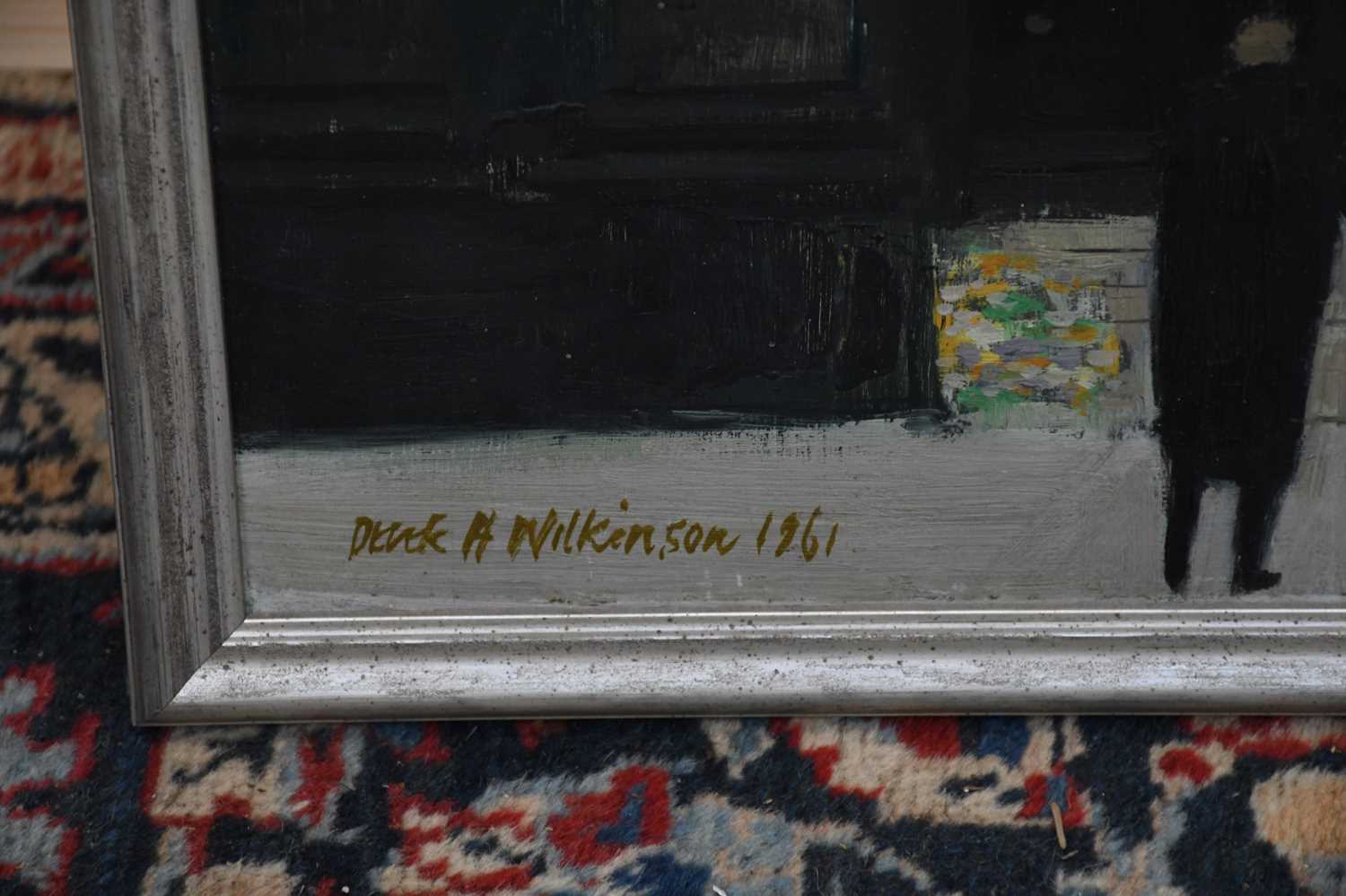 Lot 459 - DEREK WILKINSON (1929-2001); oil on board,