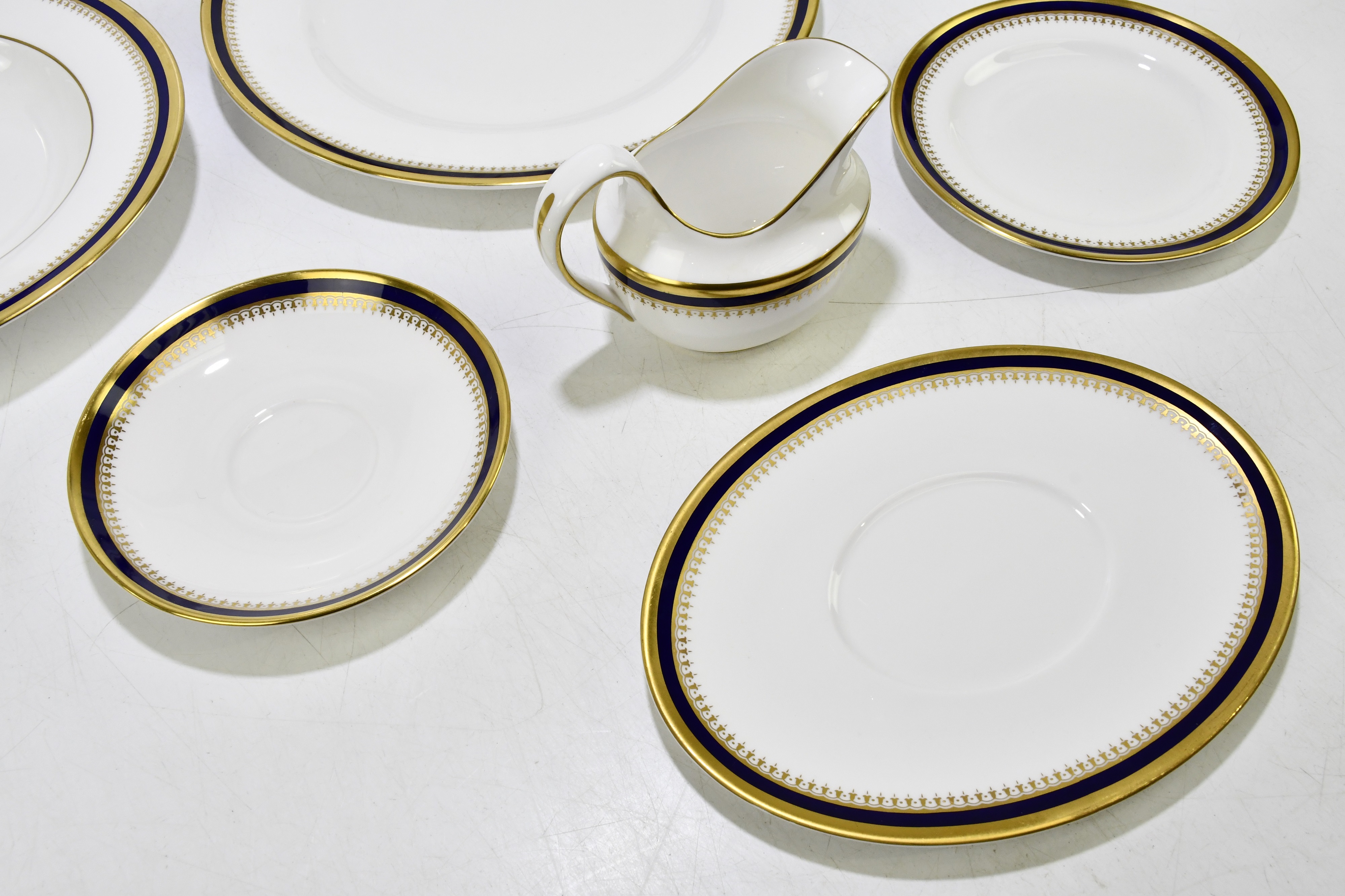 Lot 731 - SPODE; a 'Knightsbridge Cobalt' pattern