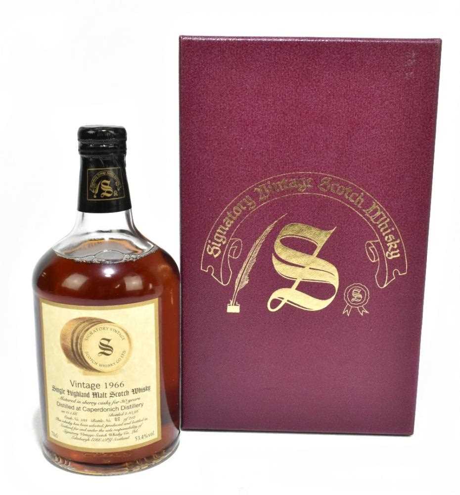 Lot 329 - WHISKY; a single bottle of Signatory Vintage