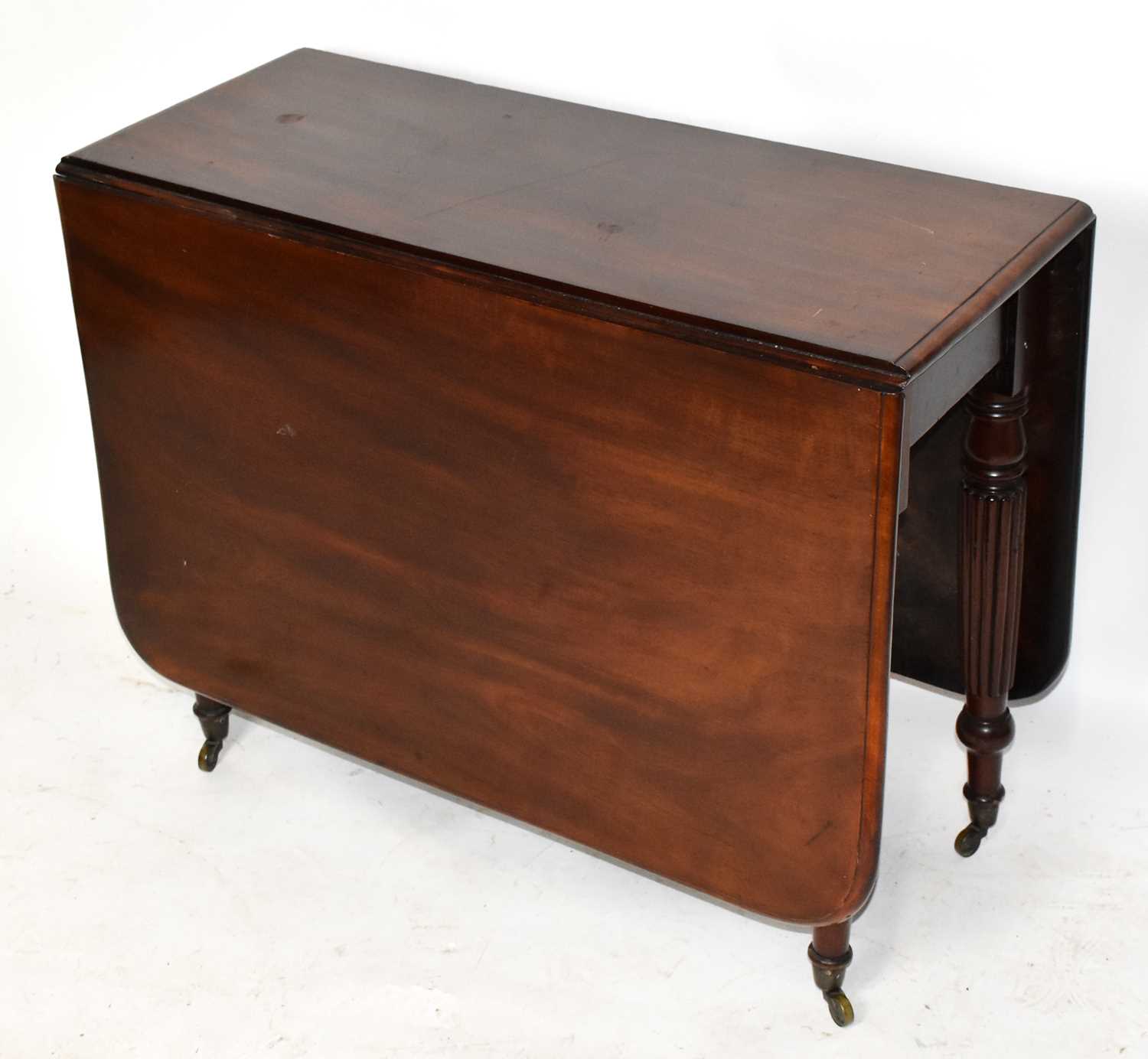 Lot 1577 - A 19th century mahogany rounded rectangular