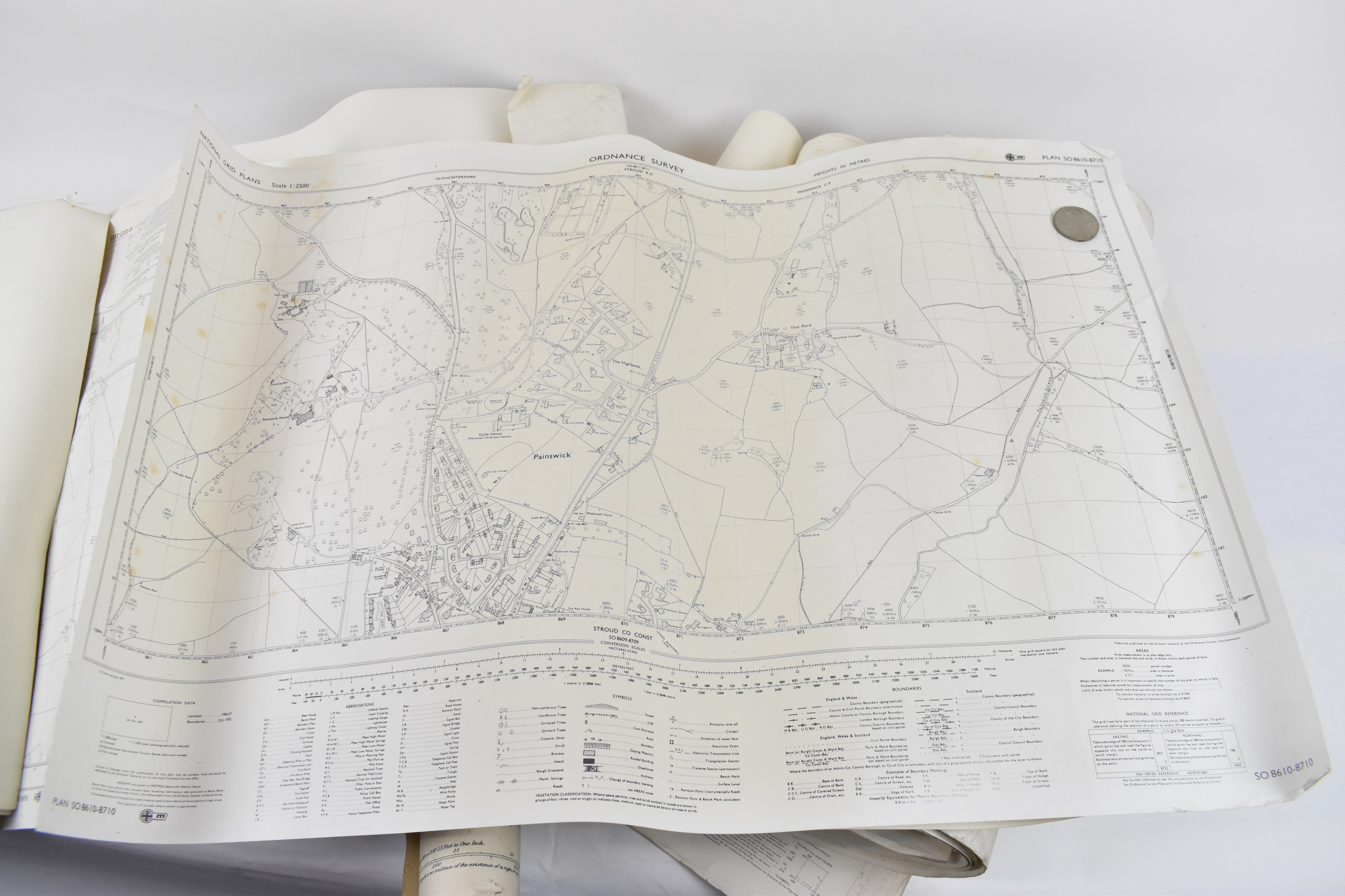 Lot 290 - A quantity of ordnance survey maps