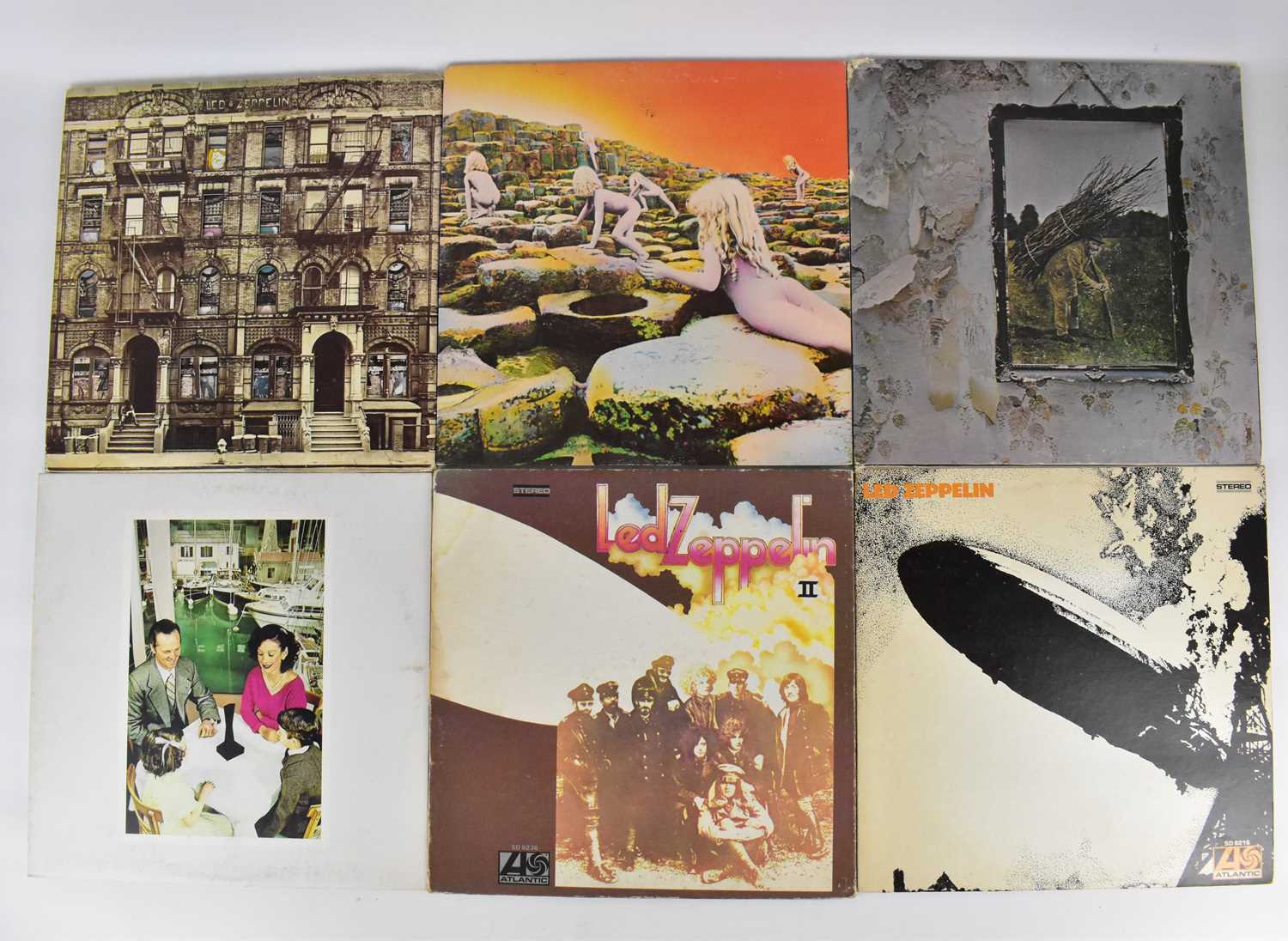 Lot 343 - LED ZEPPELIN; six albums comprising 'Led