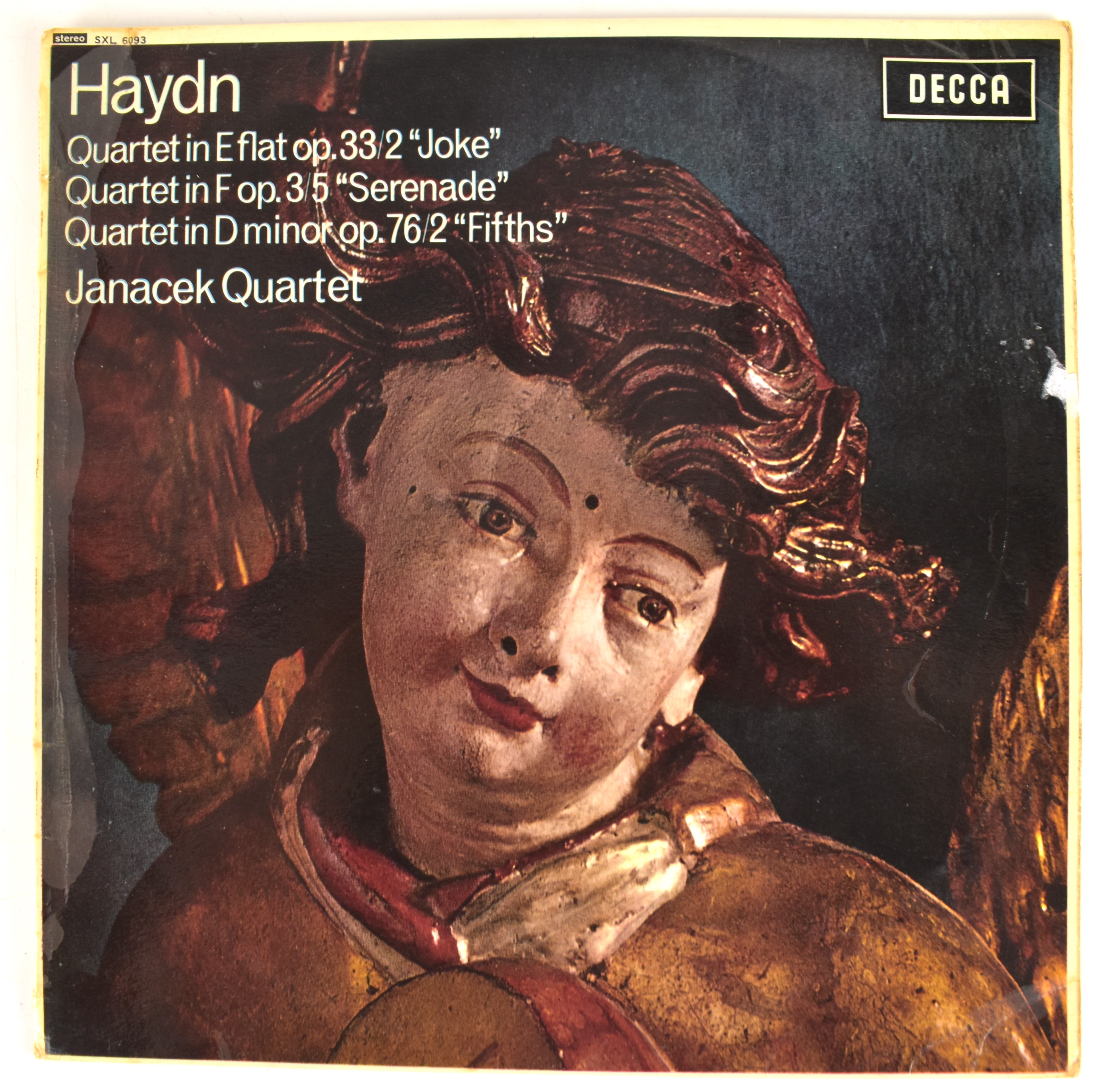 Lot 336 - JANACEK QUARTET; 'Haydn' Decca album WBG SXL