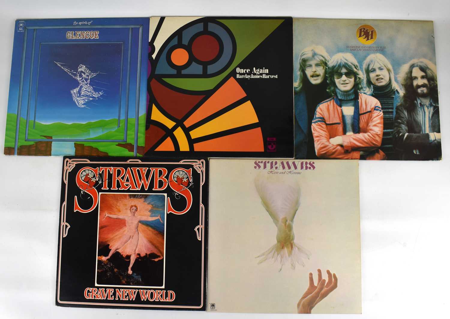 Lot 295 - Five albums comprising The Strawbs 'Grave