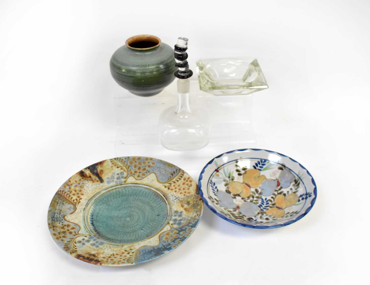 Lot 618 - A studio pottery bowl by John Calver,