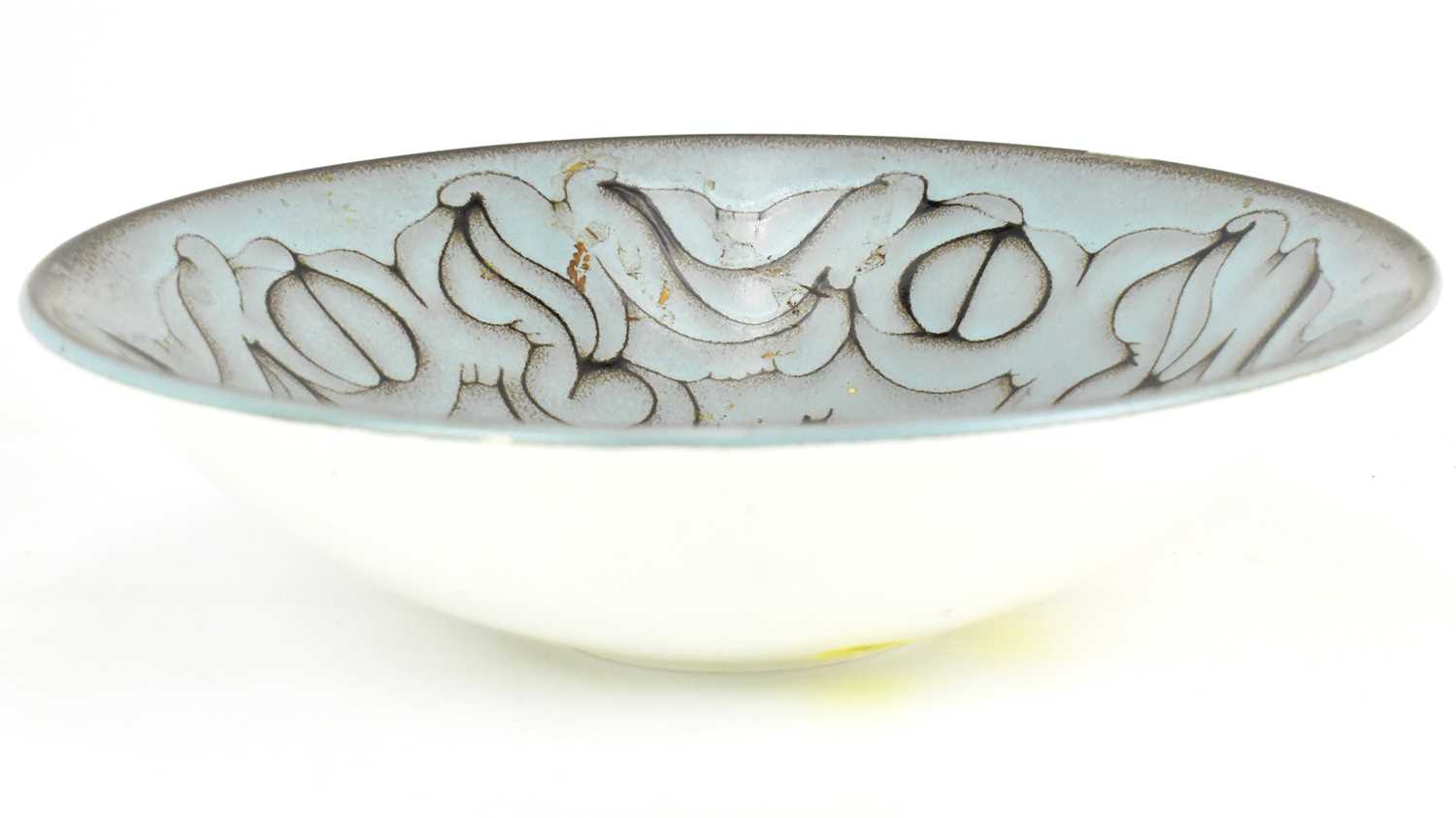 Lot 631 - POOLE; a large pottery bowl decorated in the