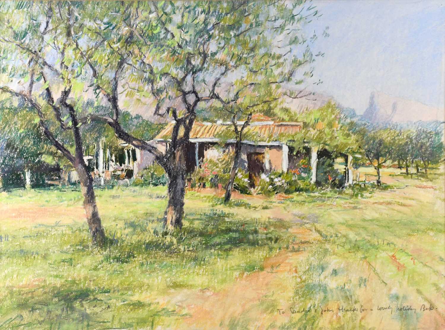 Lot 694 - ROBERT 'BOB' RICHARDSON (born 1939); pastel,