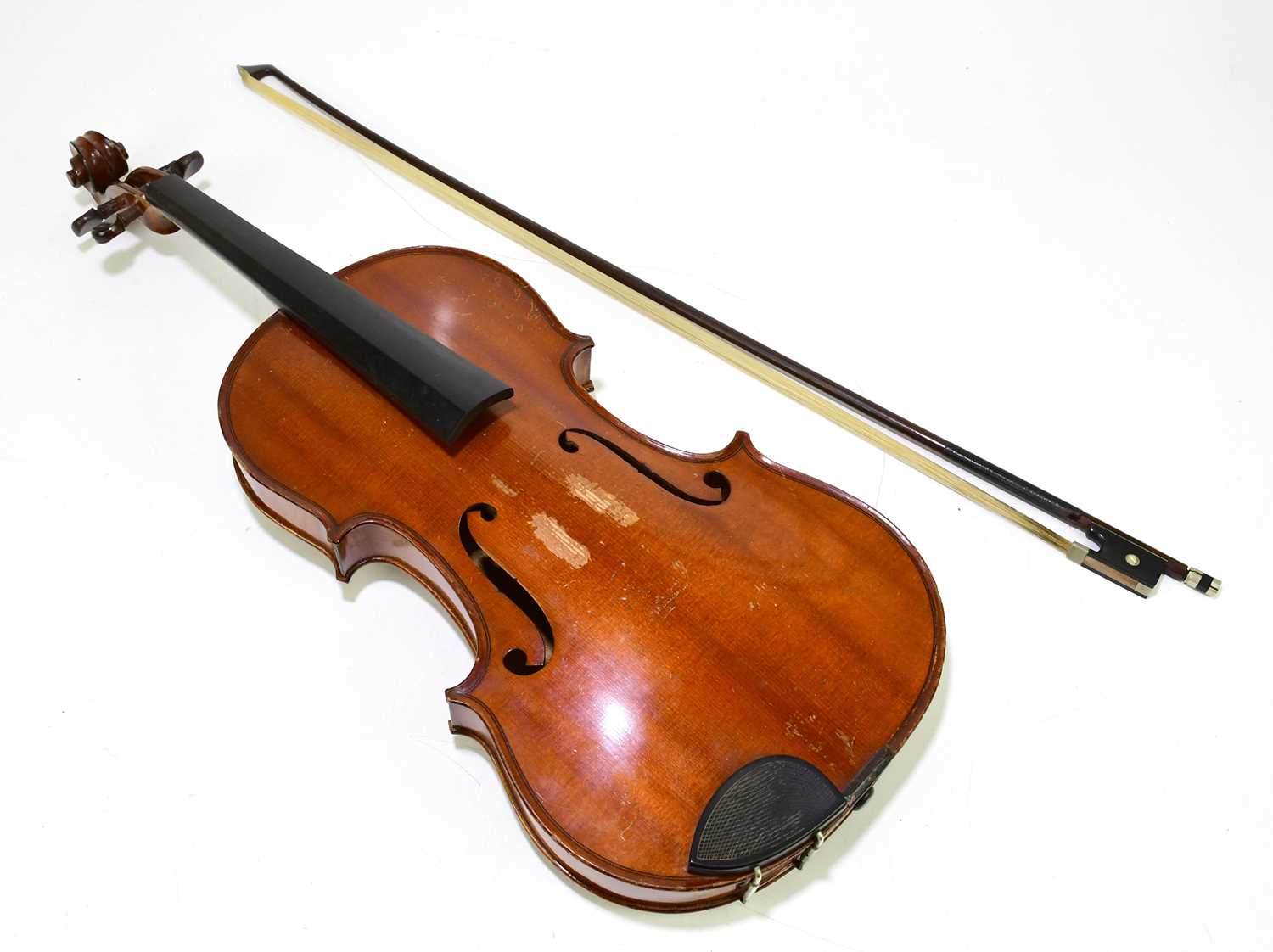 Lot 1027 - A full size French viola with two-piece