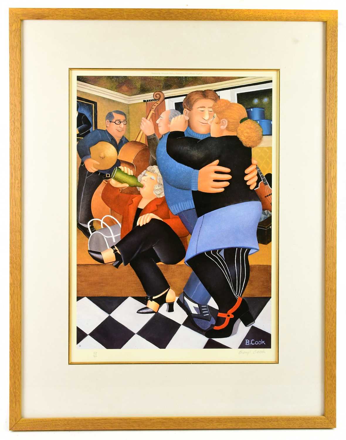 Lot 1734 - BERYL COOK (1926-2008); pencil signed