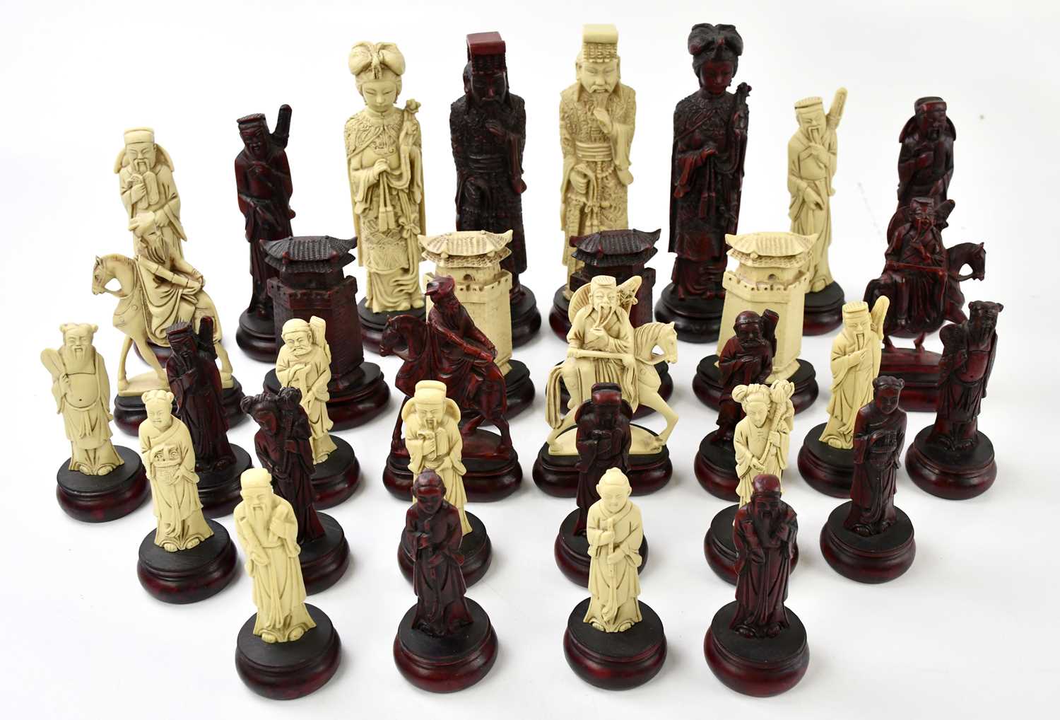 Lot 2168 - A modern Cantonese style moulded resin